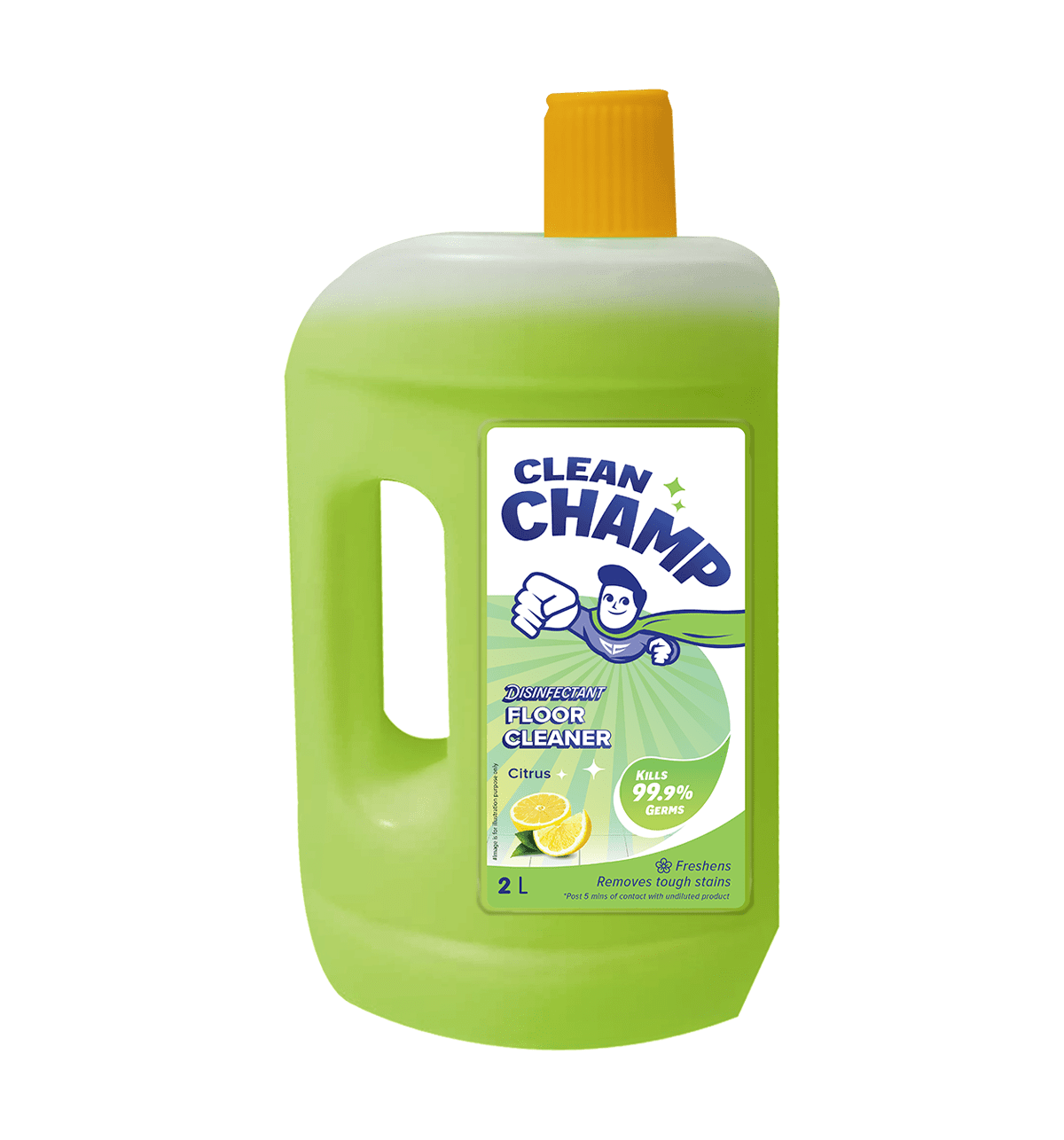 Buy Clean Champ Clean Champ Disinfectant Floor Cleaner Citrus 2 L ...