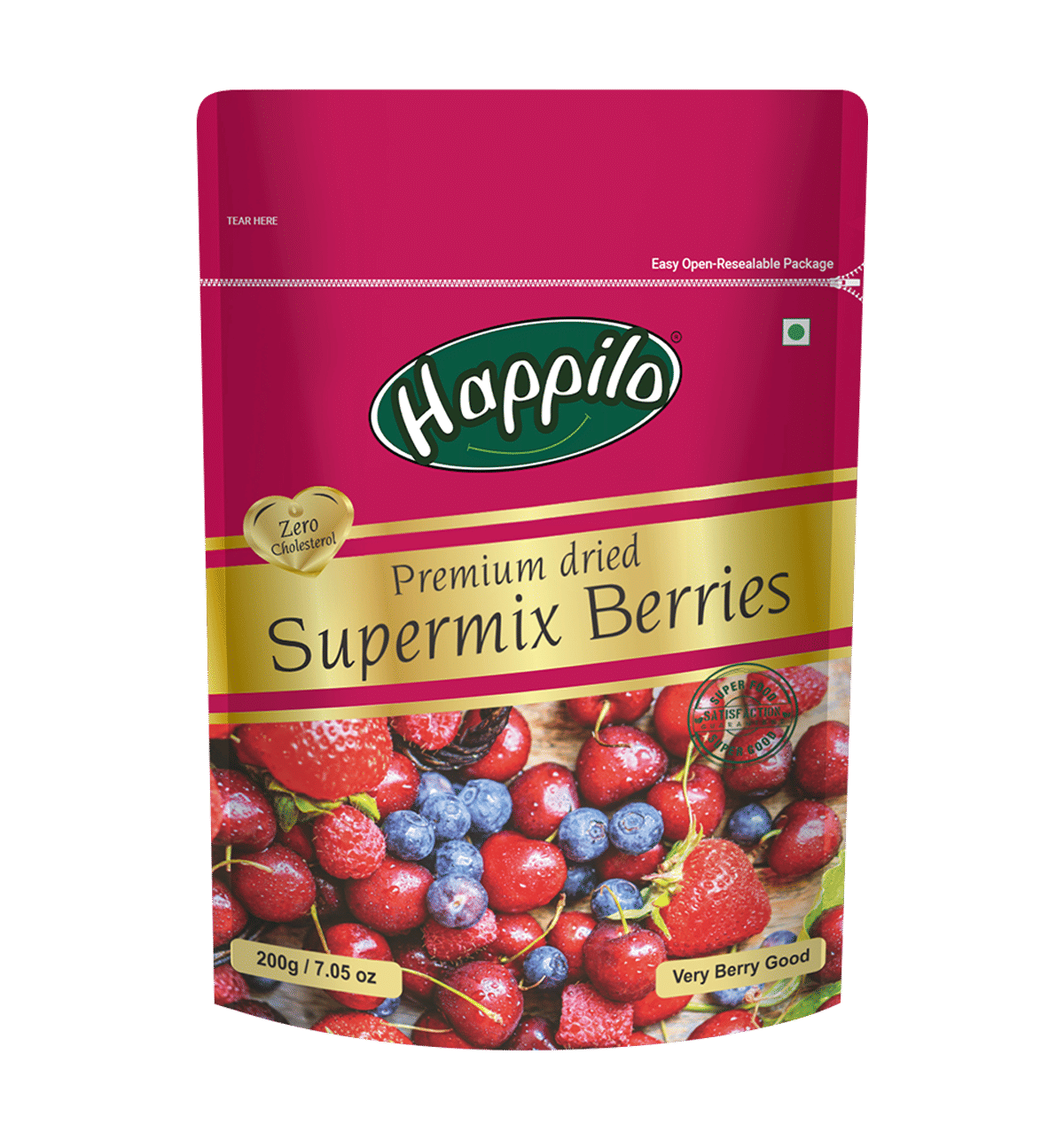 Buy Happilo Happilo Premium International Supermix Berries 200 g Online ...
