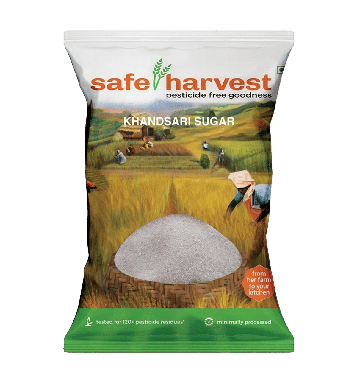 Buy Safe Harvest Safe Harvest Pesticide Free Khandsari Sugar 500 g ...
