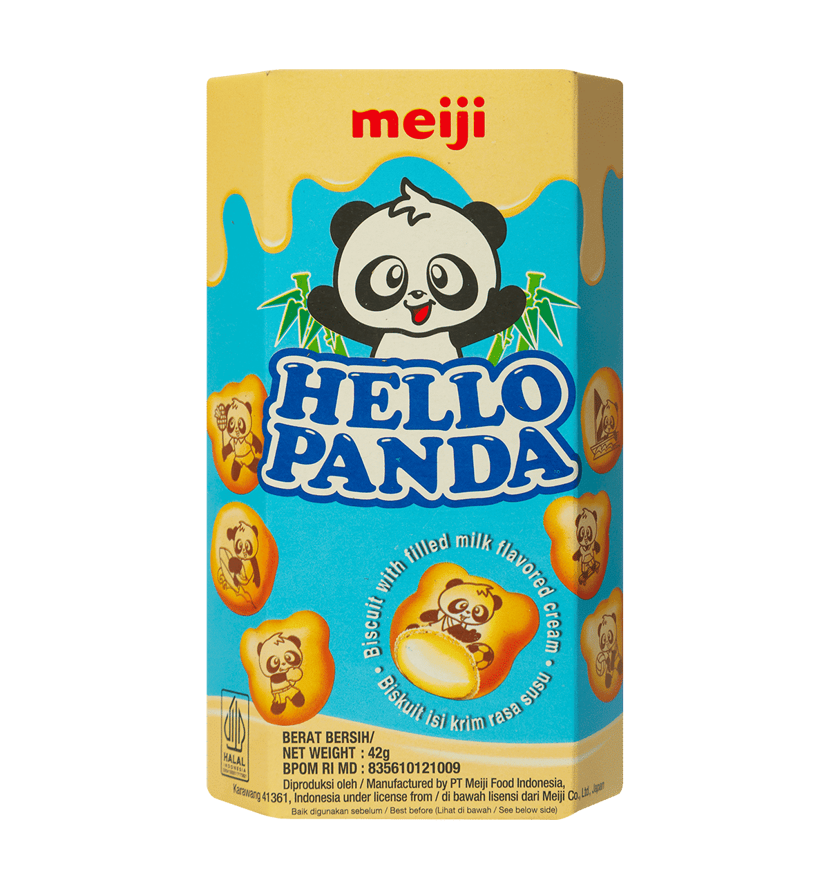 Buy Meiji Meiji Hello Panda Vanilla Cream Biscuits 42 g Online At Rs ...