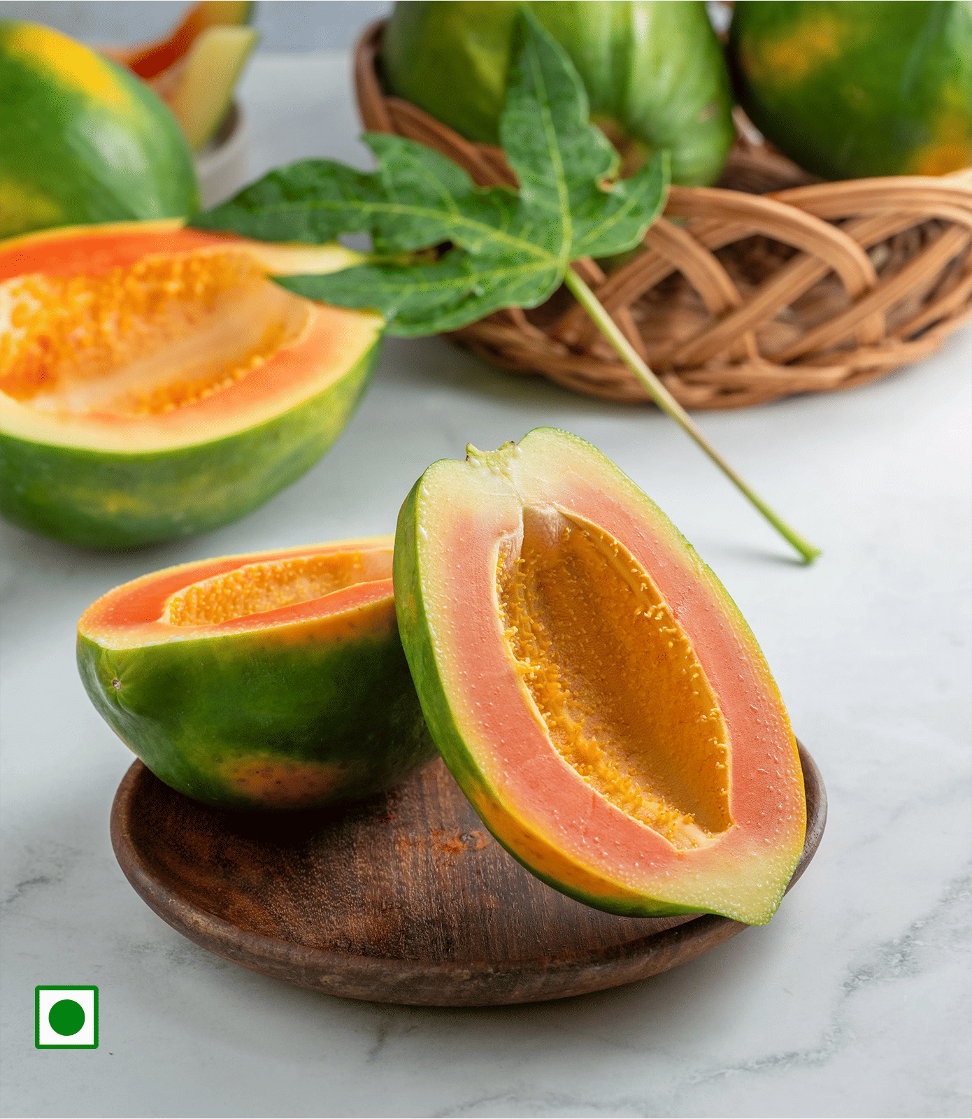 Buy Semi-ripe Medium Papaya (Parangi) 1 Piece Online At Rs. 100 ...