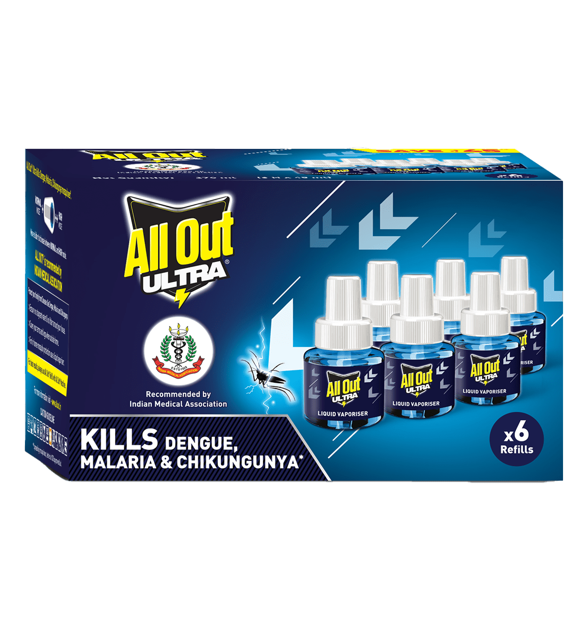 Buy All Out All Out Ultra Mosquito Repellent Liquid Vapourizer 6 ...