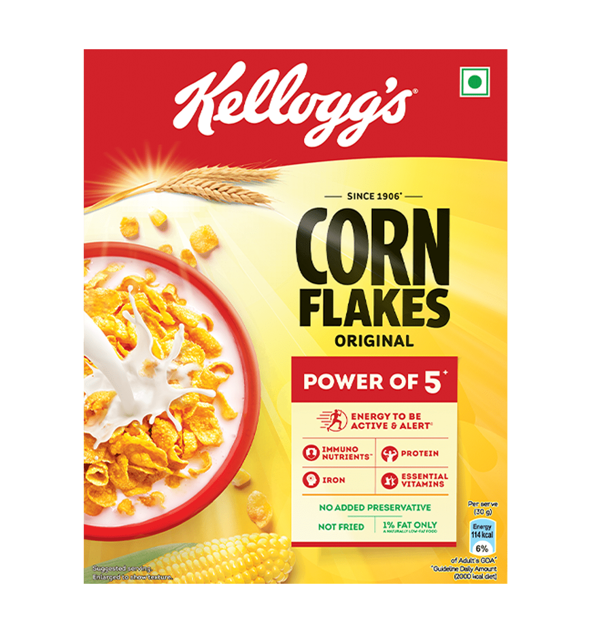 Buy Kellogg's Kellogg's Corn Flakes Original Power Of 5: Energy ...