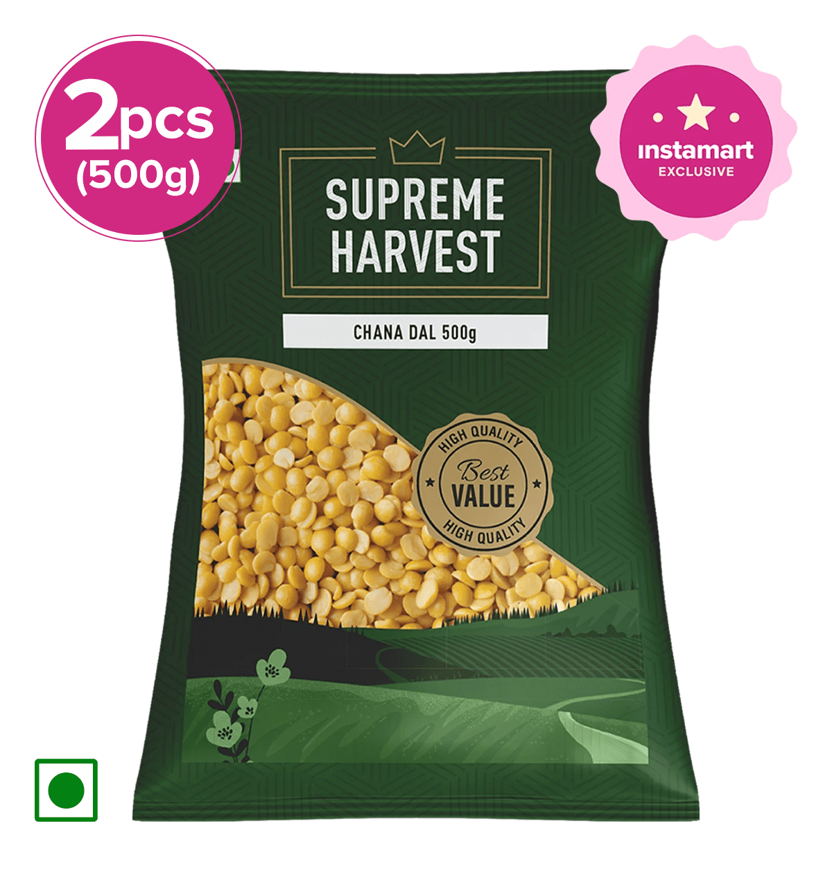 Buy Supreme Harvest Supreme Harvest Chana Dal 2 pieces Online At Rs ...