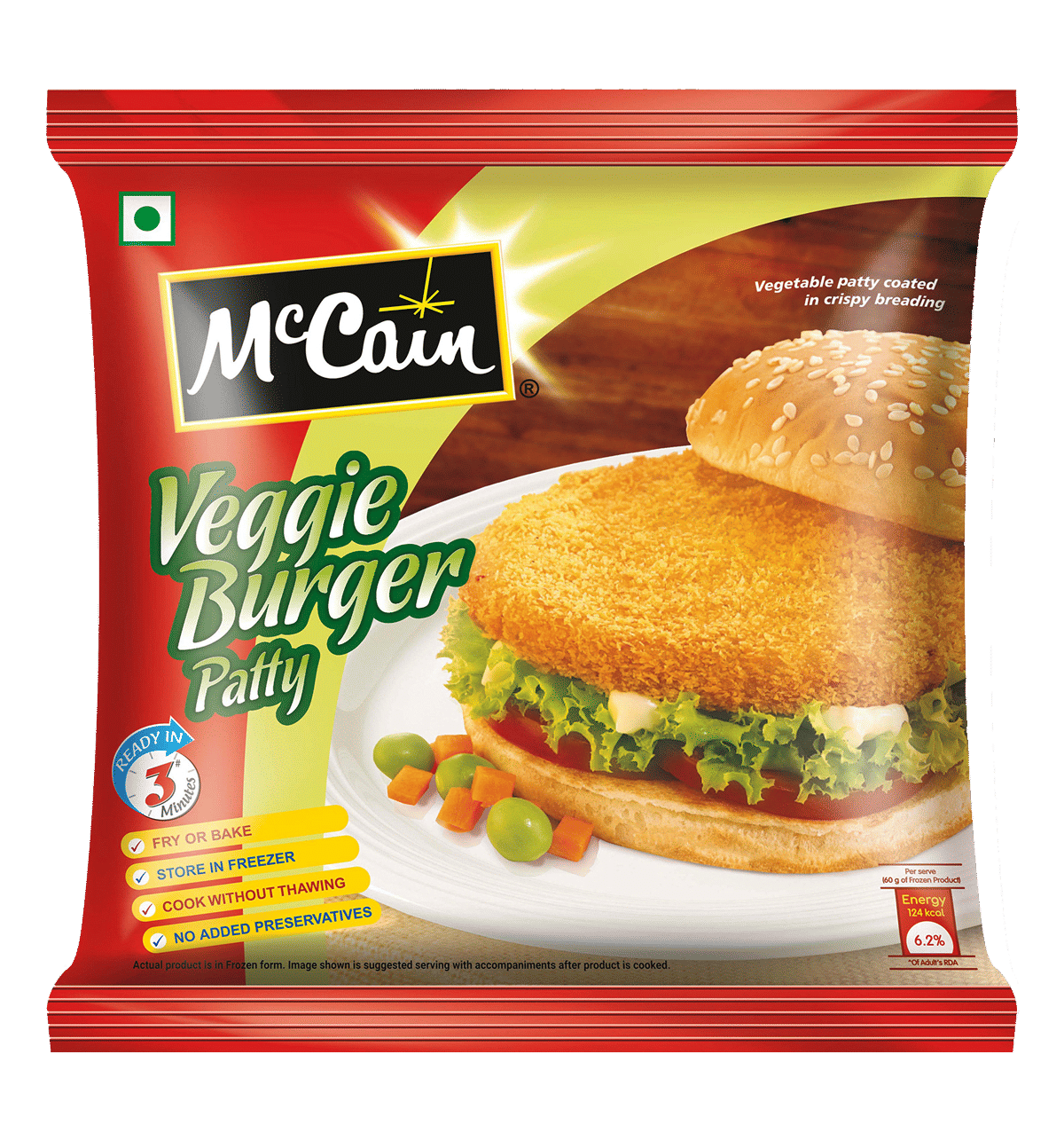 Buy Mccain Mccain Veggie Burger Patty 2 pieces Online At Rs. 288 ...