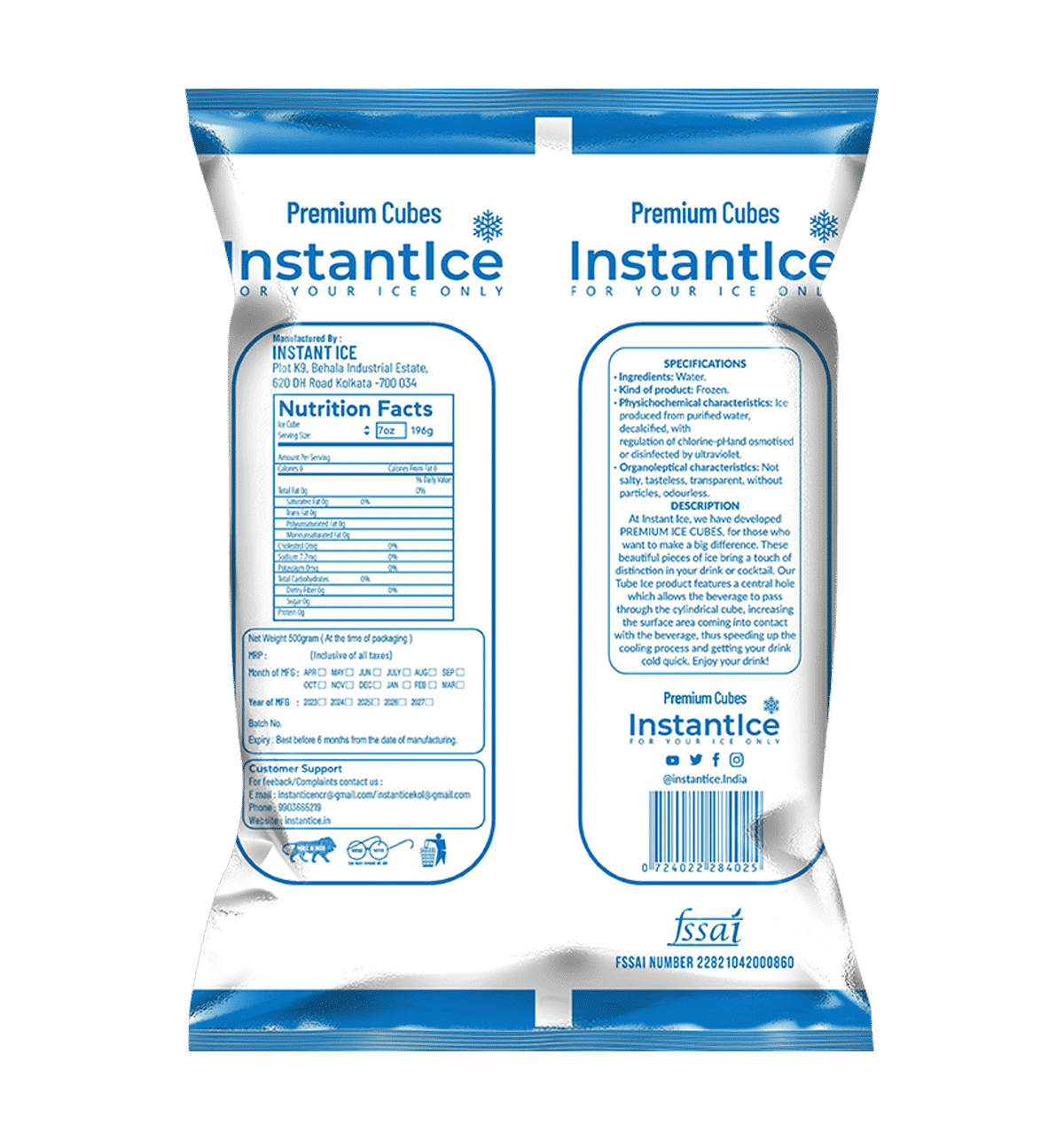 Buy Instant Ice Cubes undefined Online At Rs. undefined | Instant Delivery