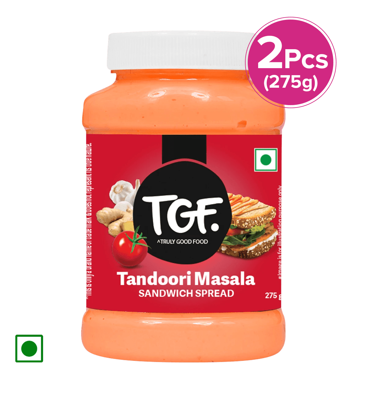 Buy TGF TGF Tandoori Sandwich Spread 2 pieces Online At Rs. 198 ...