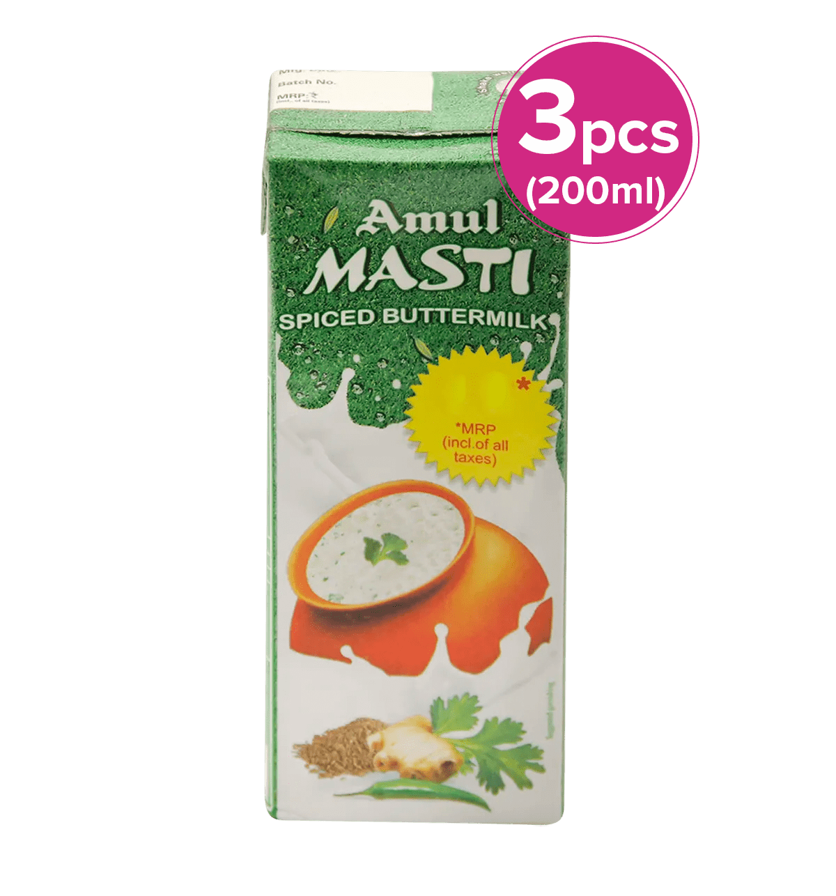 Buy Amul Amul Masti Spiced Buttermilk 12 pieces Online At Rs. 180 ...