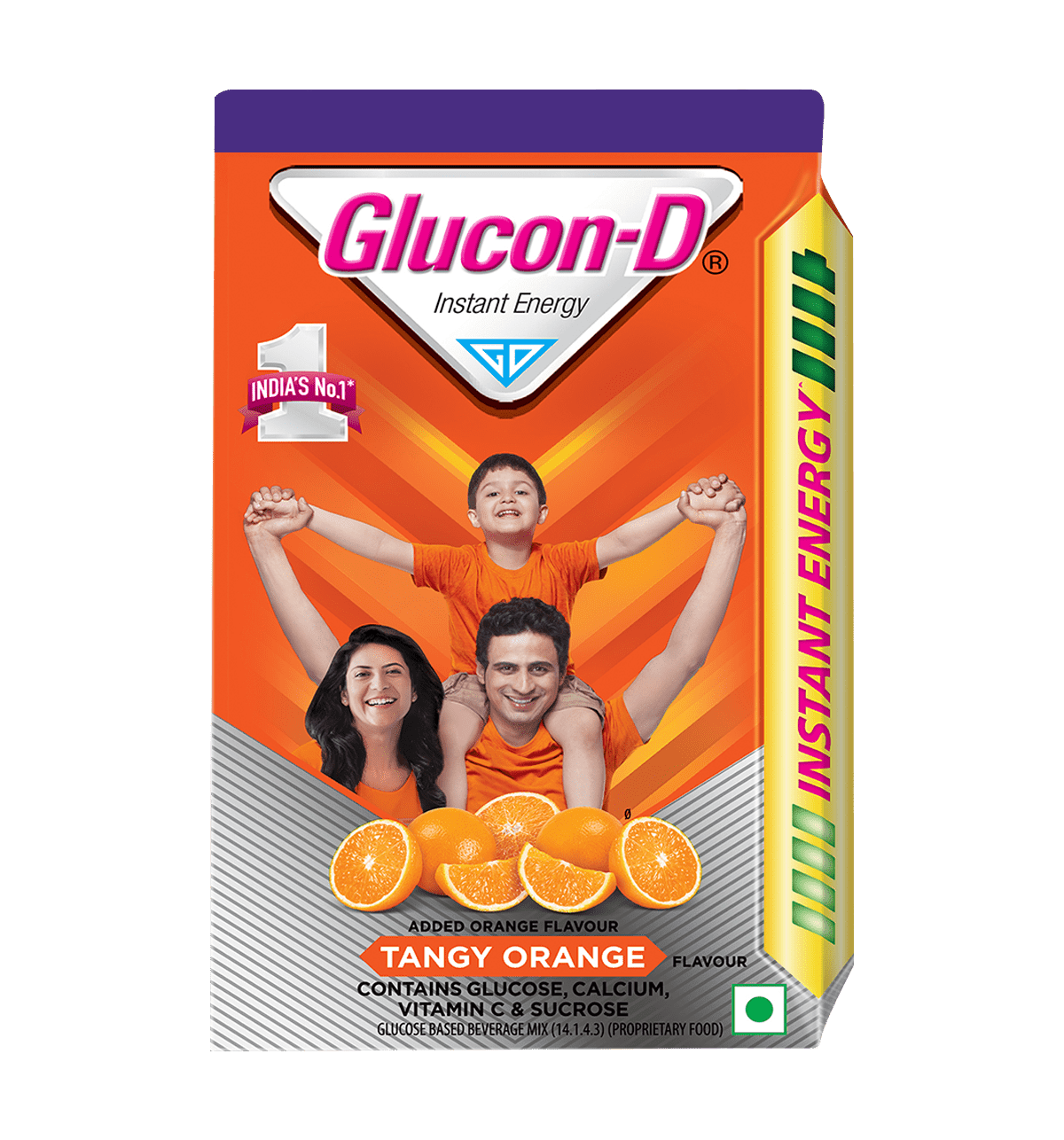 Buy Glucon-D Glucon-D Instant Energy Tangy Orange Flavour 450 g Online ...