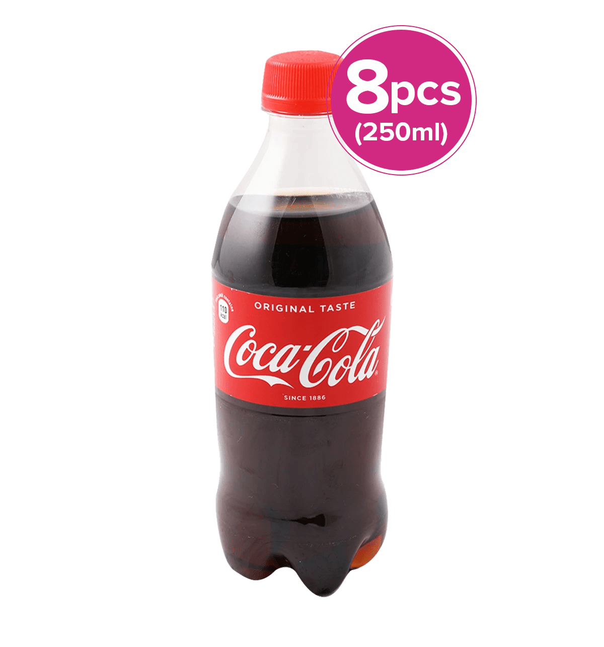 Buy Coca-Cola Coca-Cola Soft Drink Bottle 8 pieces Online At Rs. 160 ...