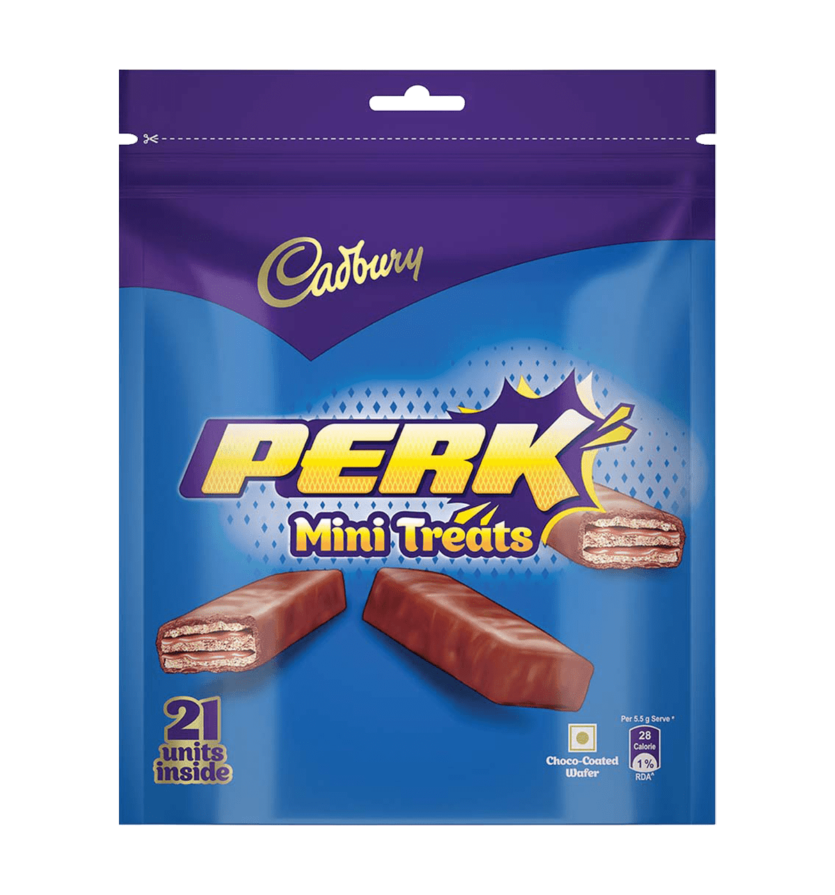 Buy Cadbury Cadbury Perk Chocolate Coated Wafer Home Treats 115.5 g ...