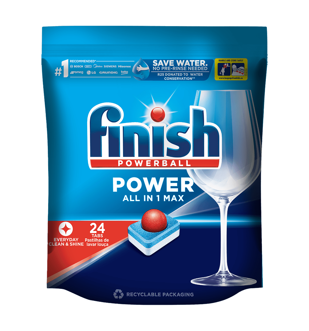 Buy Finish Finish Powerball All in 1 Max Dishwasher 2 pieces Online At ...