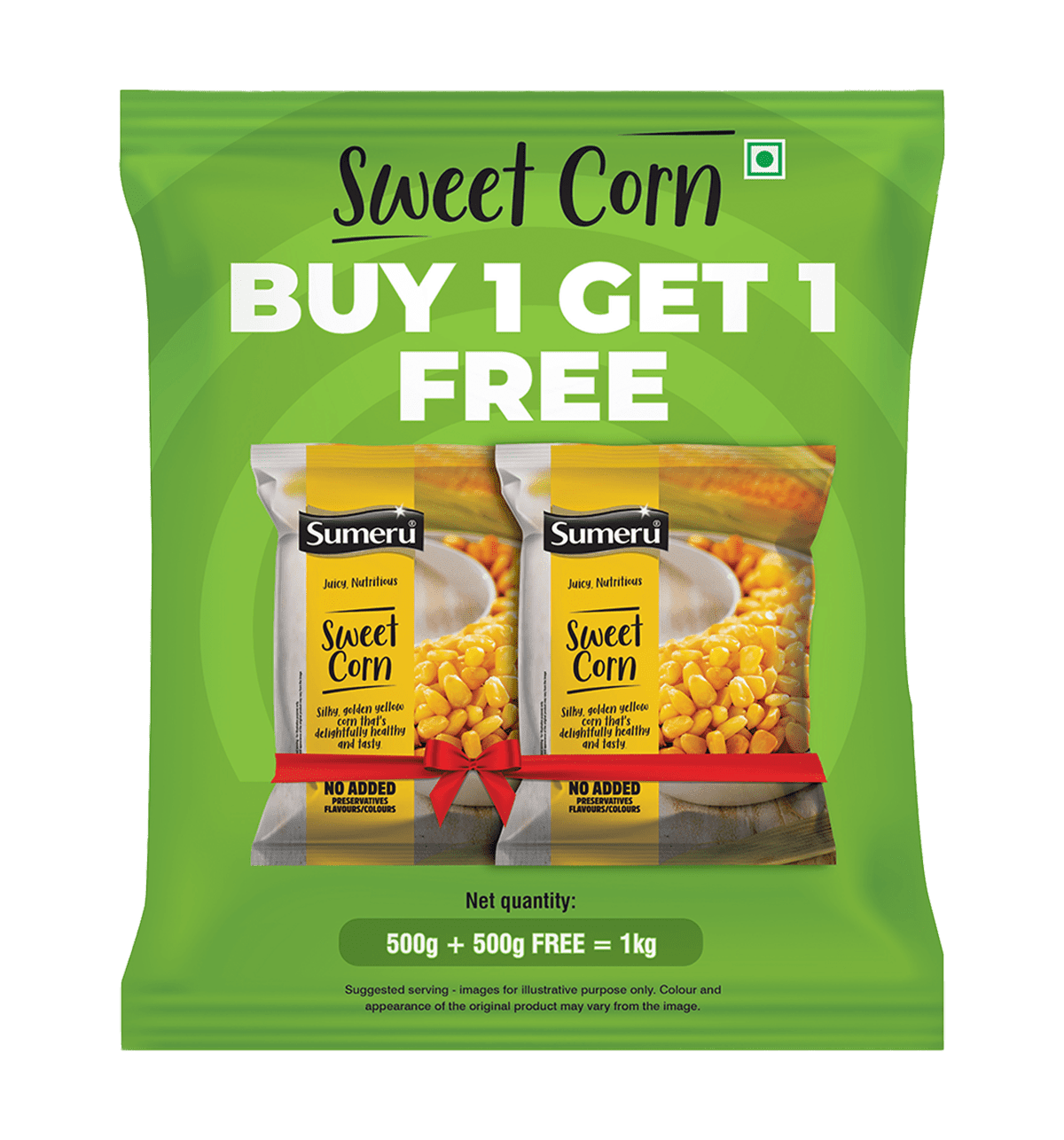 Buy Sumeru Sumeru Sweet corn 1 kg Online At Rs. 199 | Instant Delivery