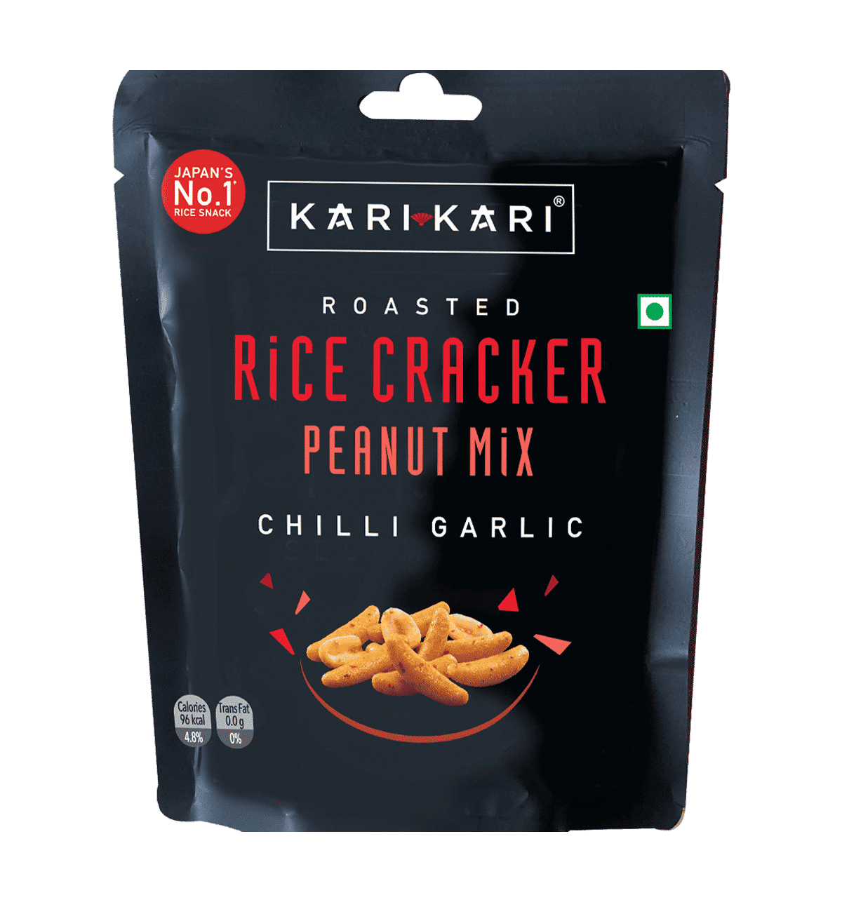 Buy Kari Kari Kari Kari Rice Cracker Peanut Mix Chilli Garlic 50 g Online At Rs. 50 | Instant ...