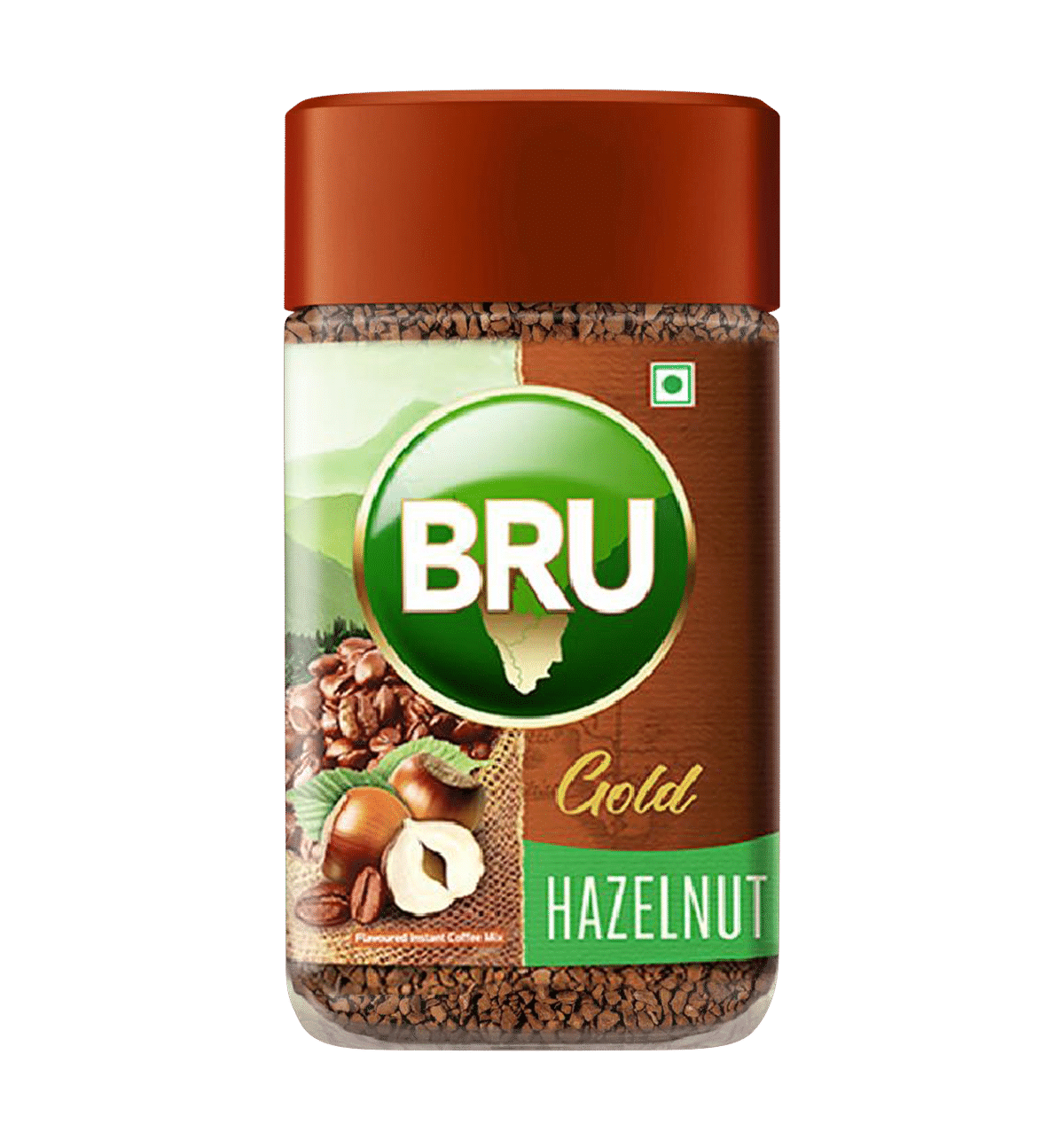 Buy Bru Gold Freeze Dried Hazelnut Online (55 g) At Best Price