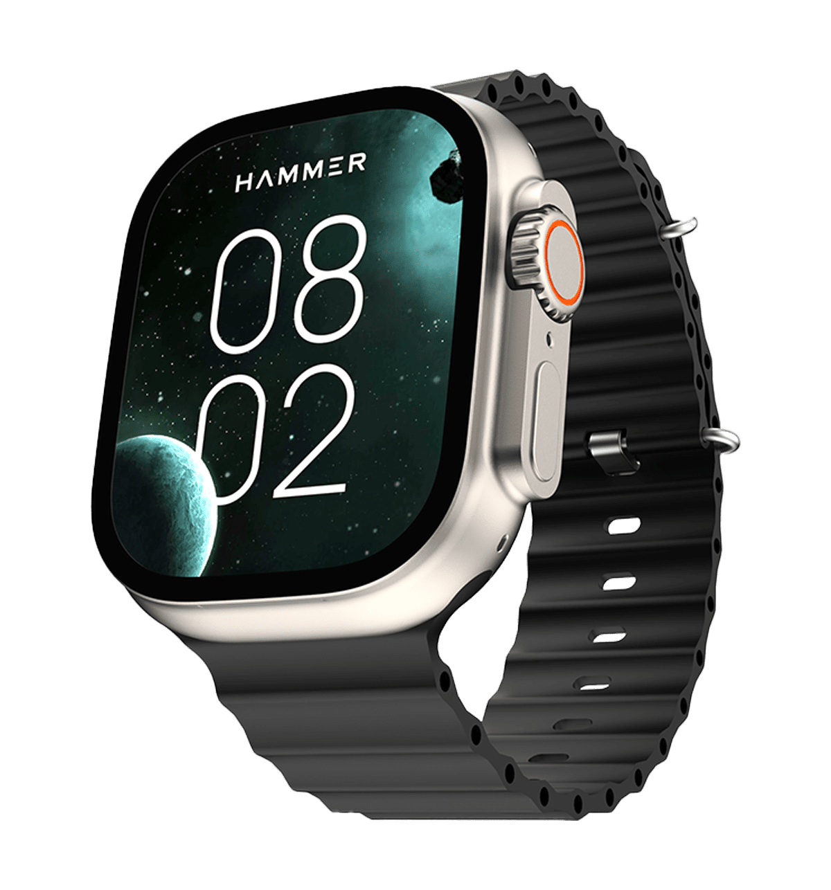 Buy Hammer Hammer Active 2.0 Smart Watch, 1.95 inches IPS Display, 5 ...