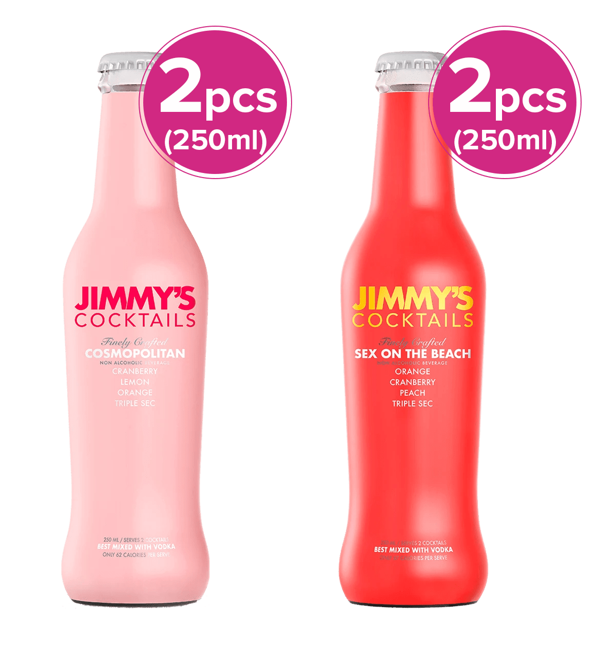Buy Jimmy's Cocktails Jimmy's Party Starter Pack (Cosmopolitan & Sex on ...