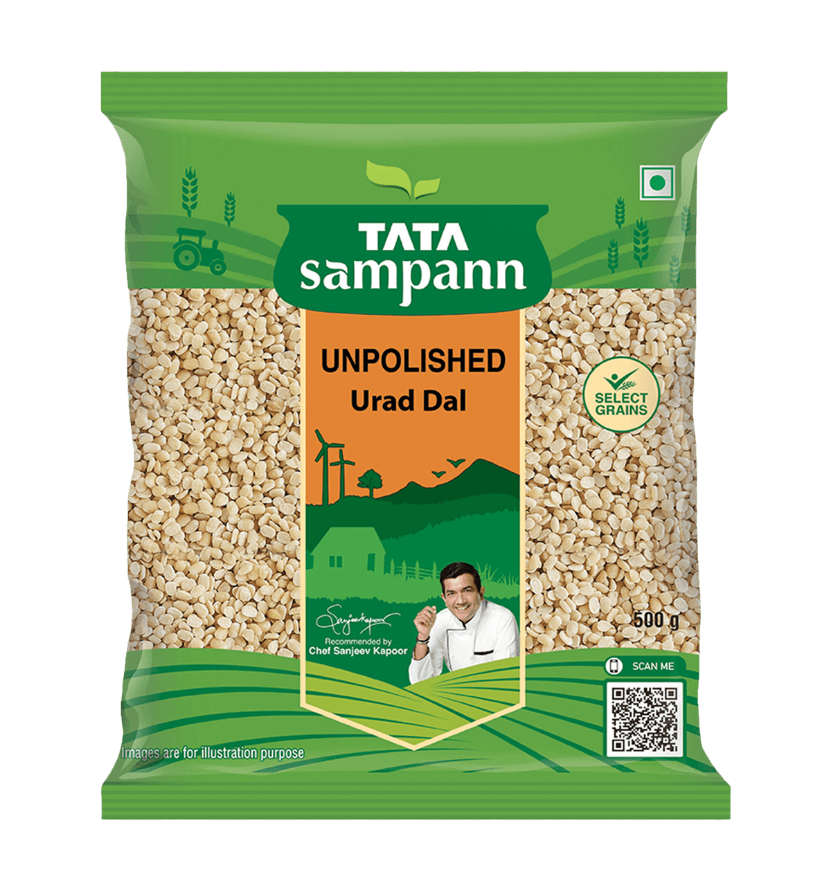 Buy Tata Sampann Tata Sampann Unpolished Urad Dal 500 g Online At Rs ...