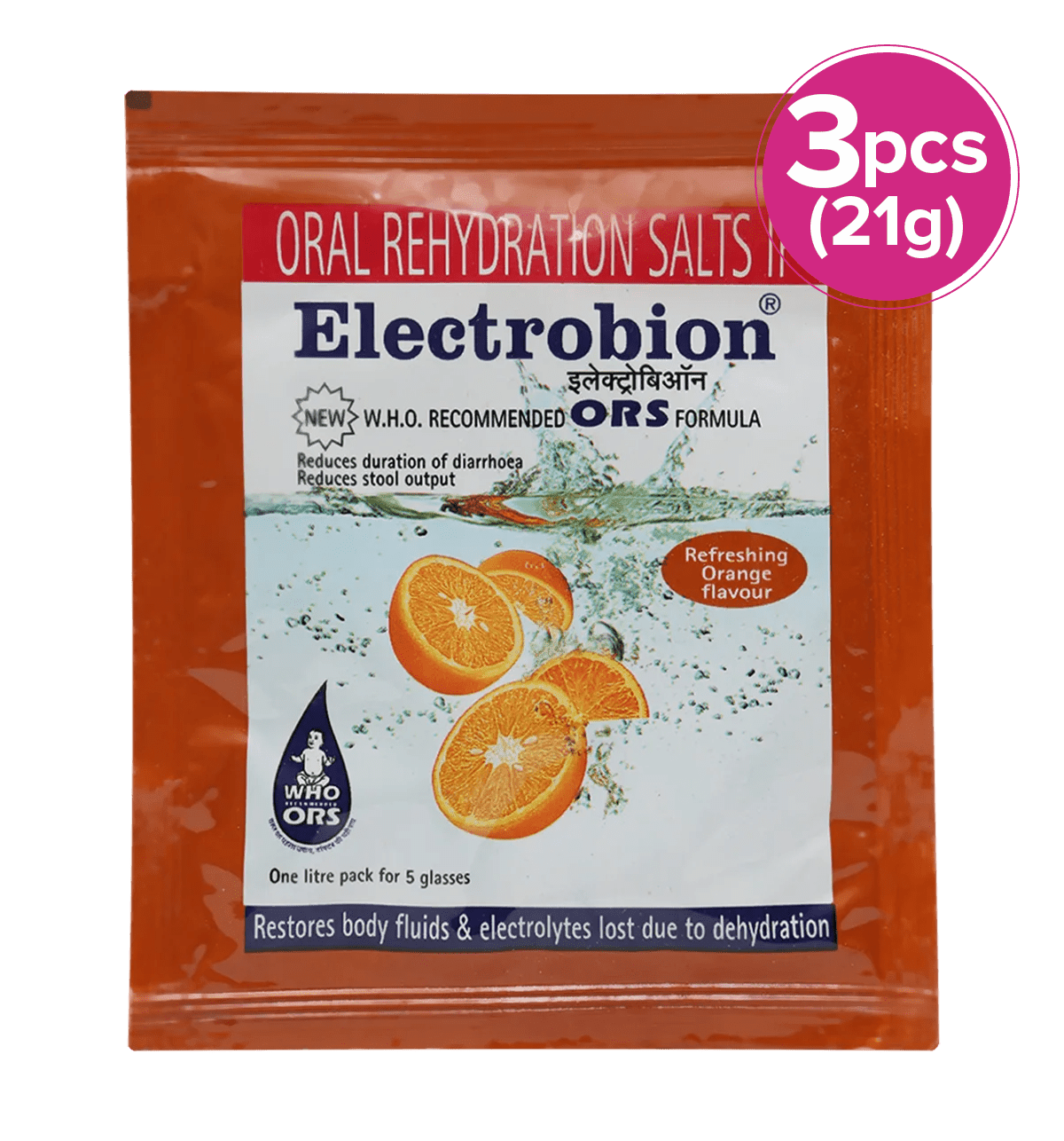 Buy Electrobion Electrobion ORS Powder 3 pieces Online At Rs. 65 ...