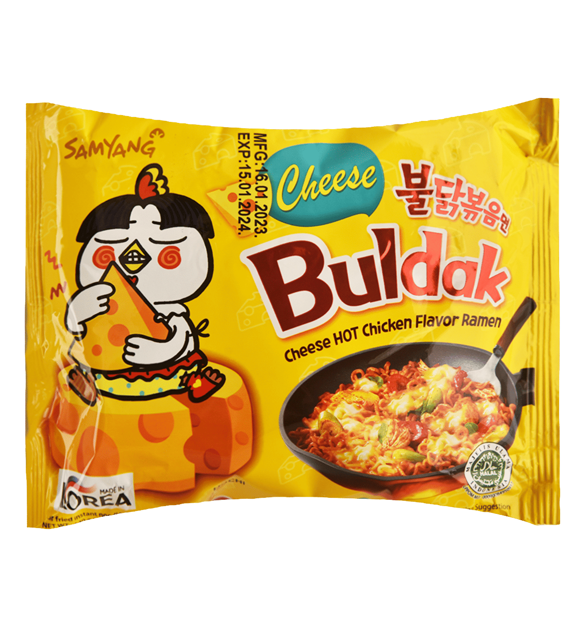 Buy SAMYANG SAMYANG Buldak Cheese Flavour Hot Chicken Flavour Ramen 140 ...
