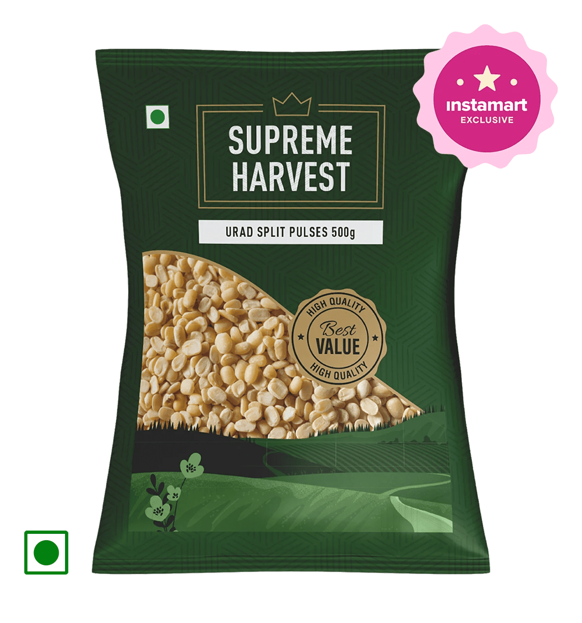 Buy SUPREME HARVEST SUPREME HARVEST Urad Dal Split 500 g Online At Rs ...