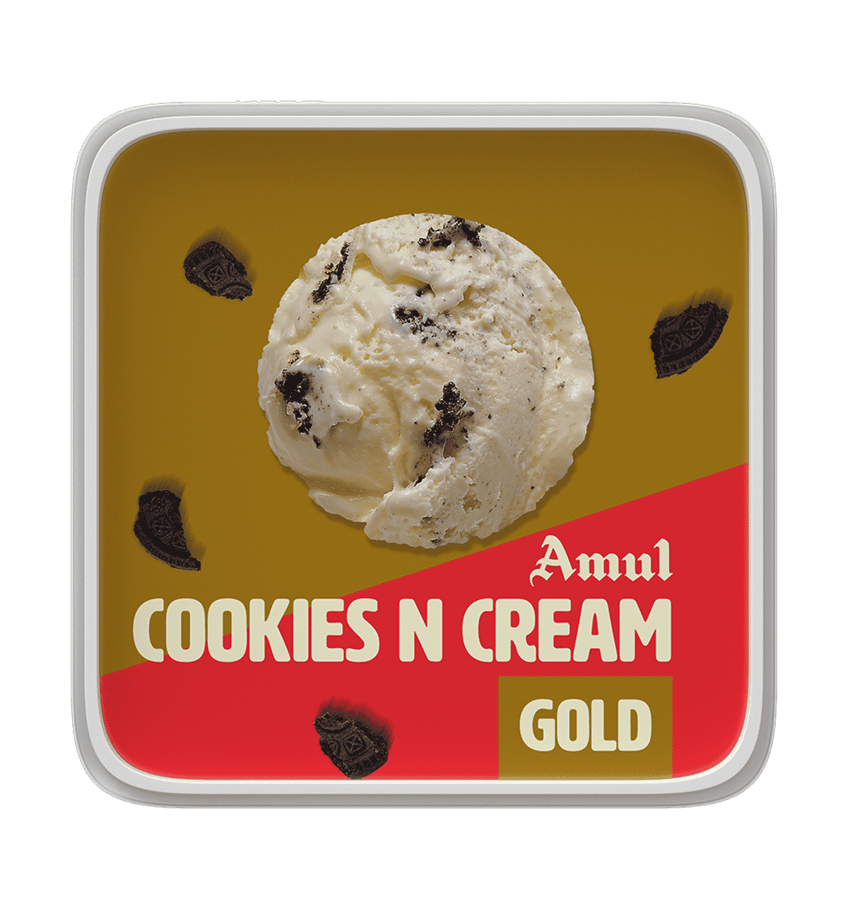 Buy Amul Amul Cookies N Cream Gold Ice Cream 2 pieces Online At Rs. 520 ...