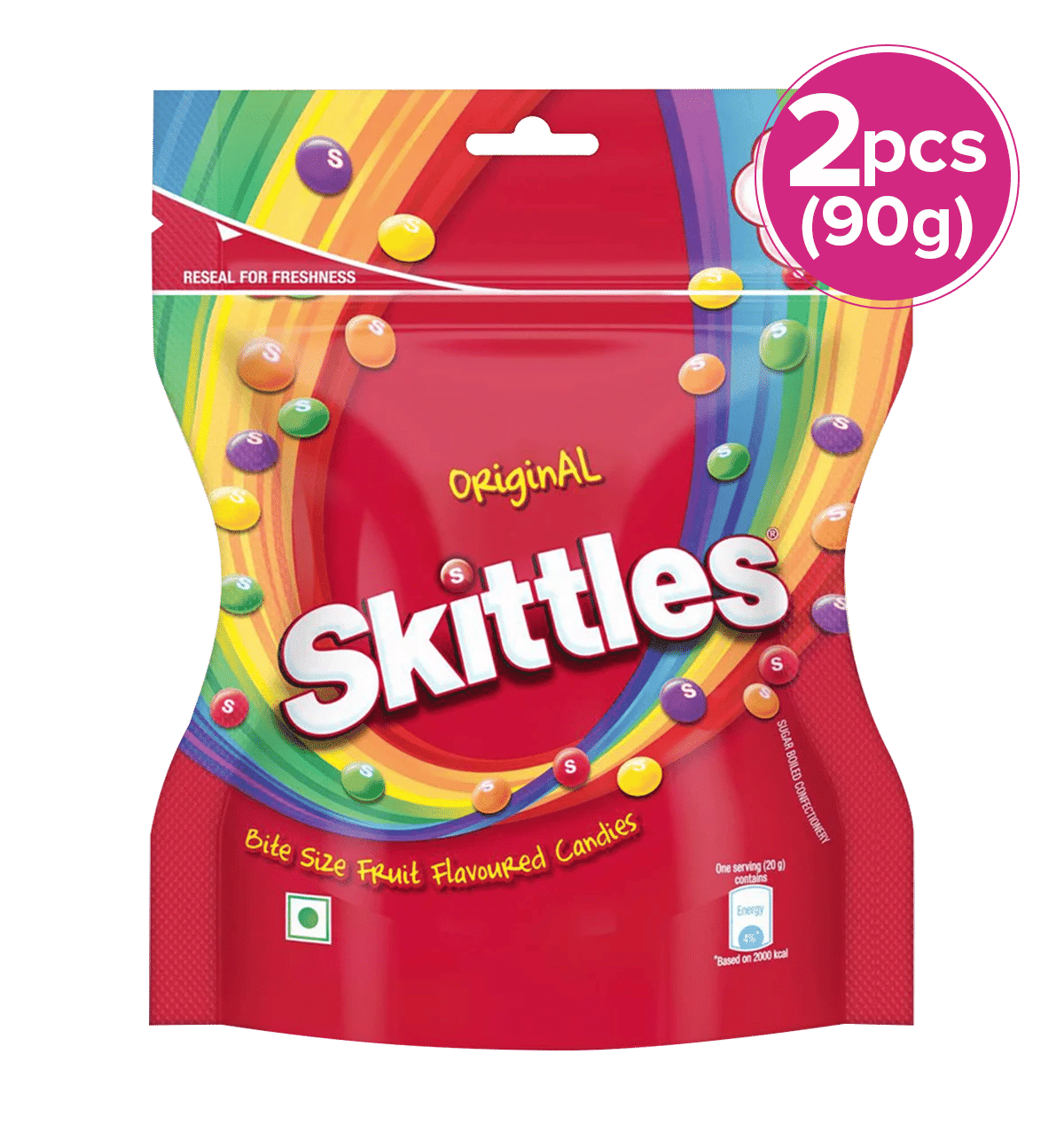 Buy Skittles Skittles Original Chewy Fruit Candy Pack 2 pieces Online ...