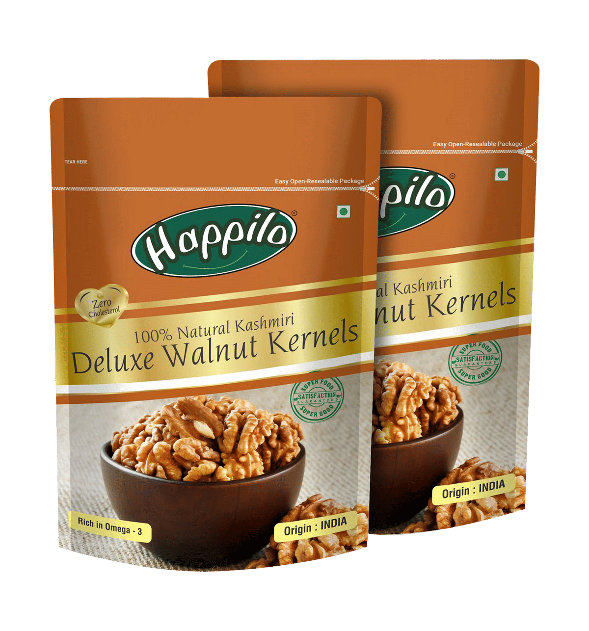 Buy Happilo Happilo Deluxe Kashmiri Walnut Kernels 400 g Online At Rs ...