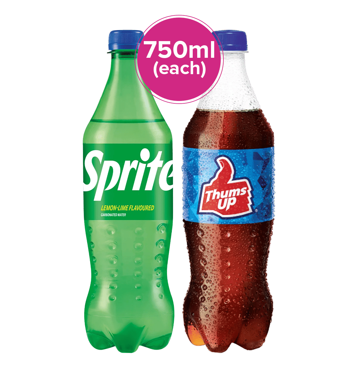 Buy Sprite & Thums Up Combo 1 combo Online At Rs. 180 | Instant Delivery