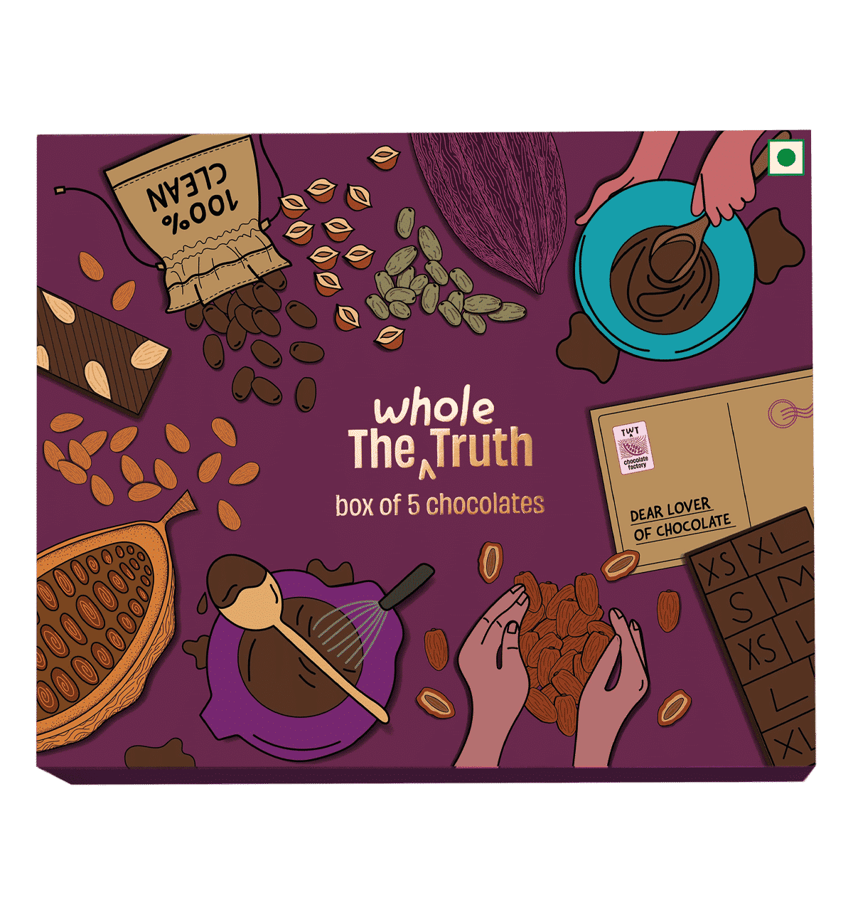 Buy The Whole Truth The Whole Truth Valentine Assorted Chocolates Gift ...