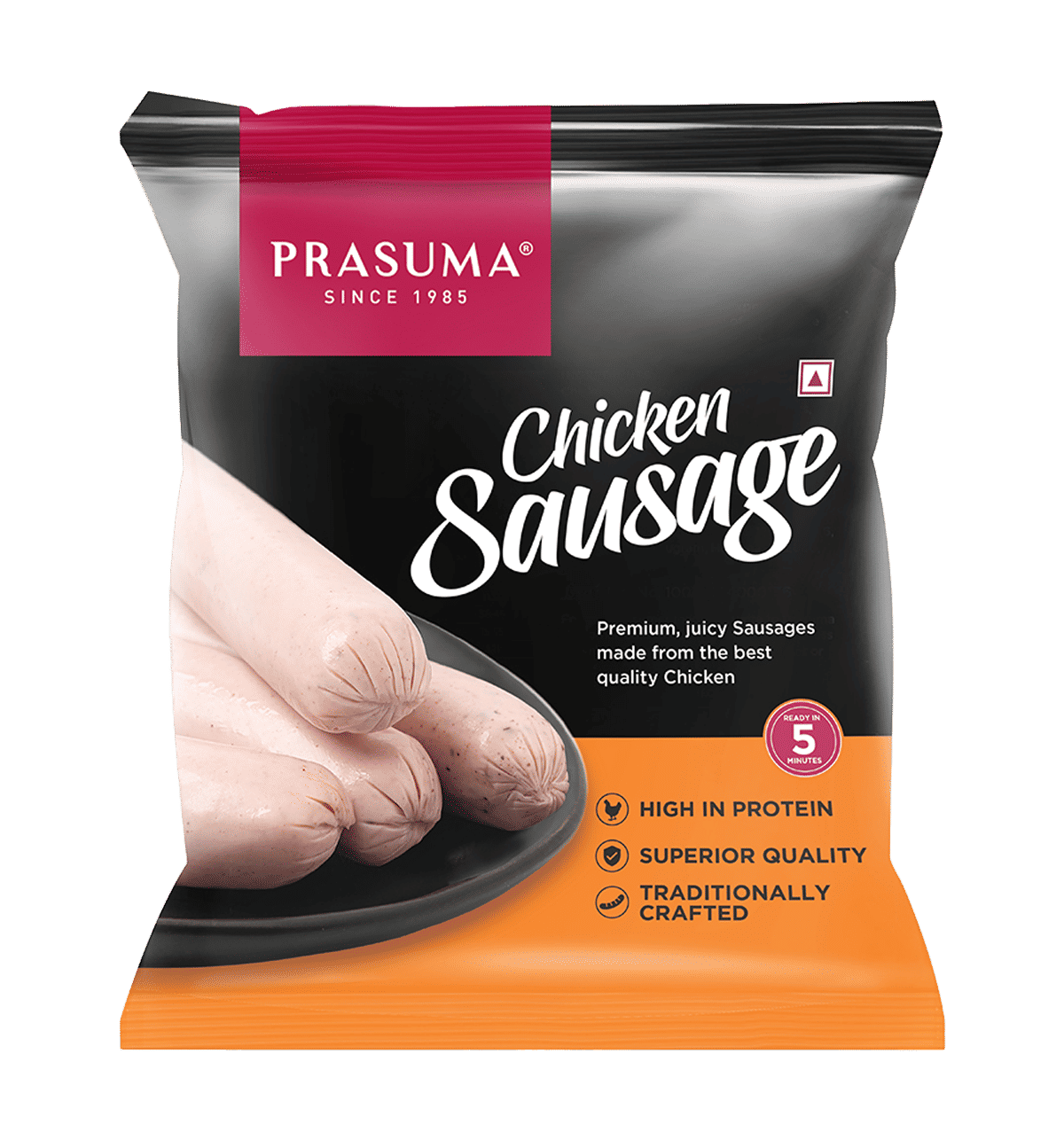 Buy Prasuma Prasuma Chicken Sausages 4 pieces Online At Rs. 760 ...