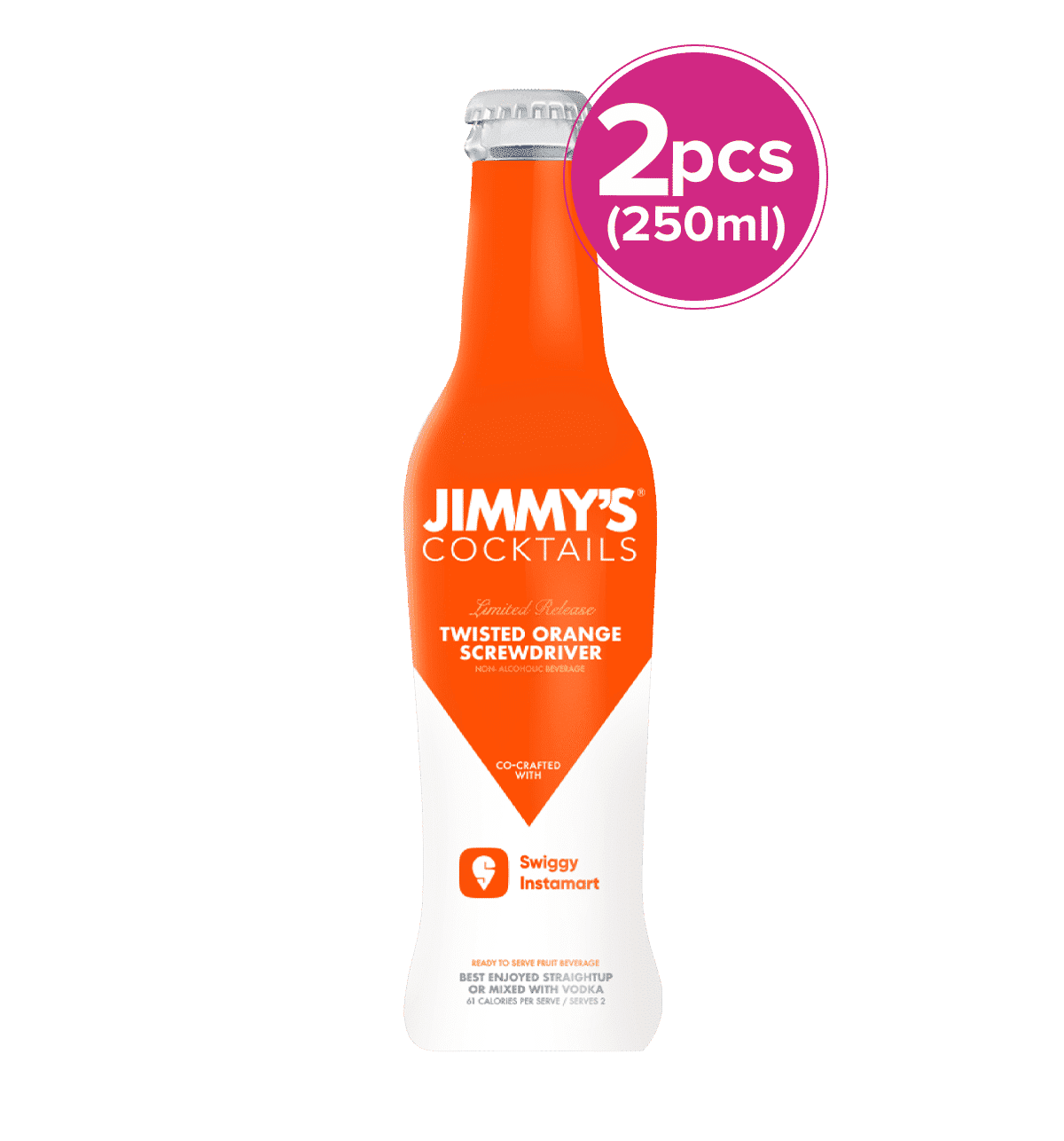 Buy Jimmy's Jimmy's Twisted Orange Screwdriver 2 pieces Online At Rs ...
