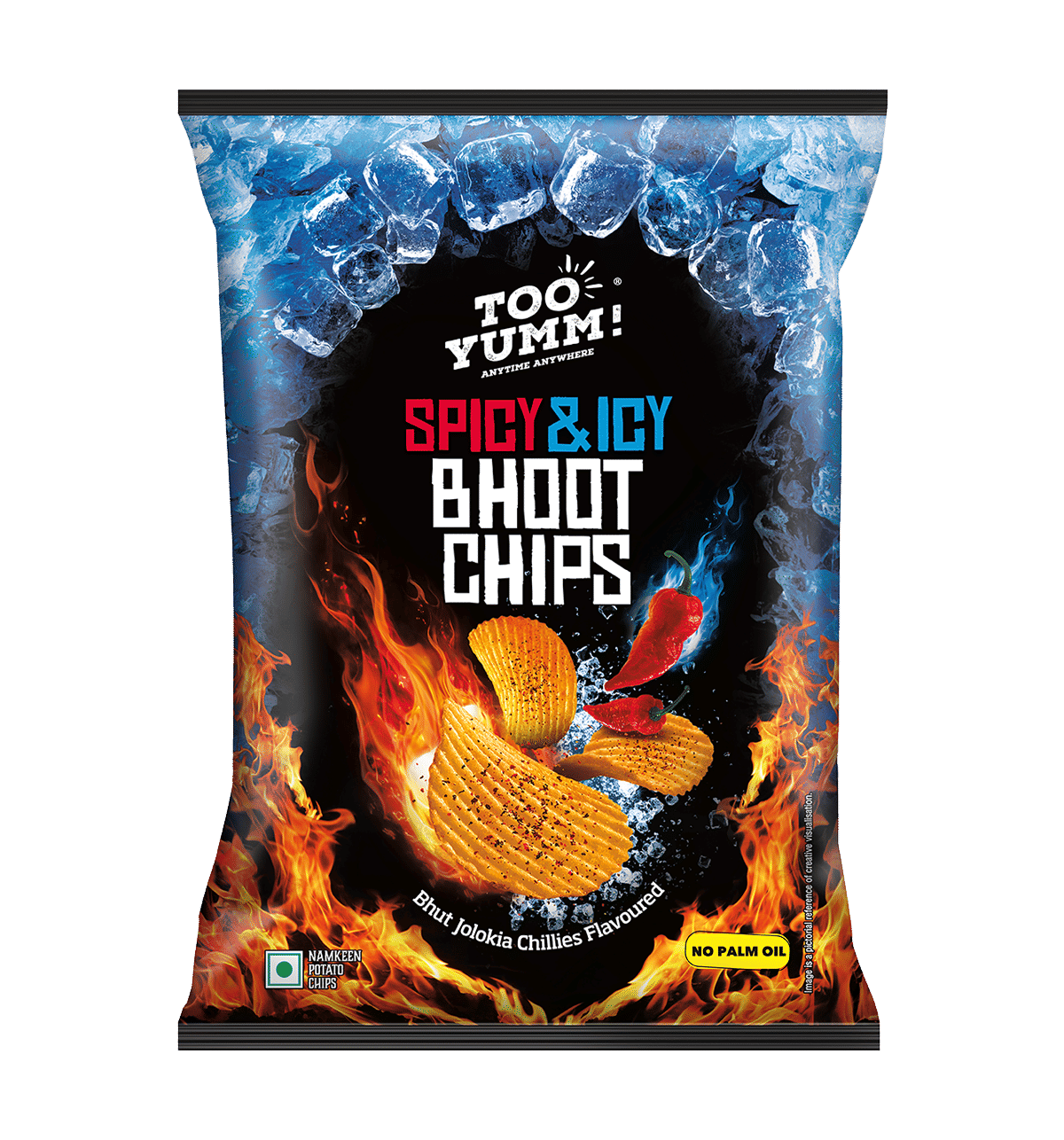 Buy Too Yumm! Spicy & Icy Bhoot Chips Online (82 g) At Best Price