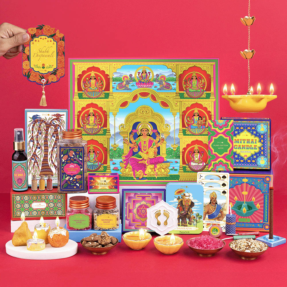 Buy Phool Phool Ashta Lakshmi Gift Box - 14 Inclusions Premium Diwali ...