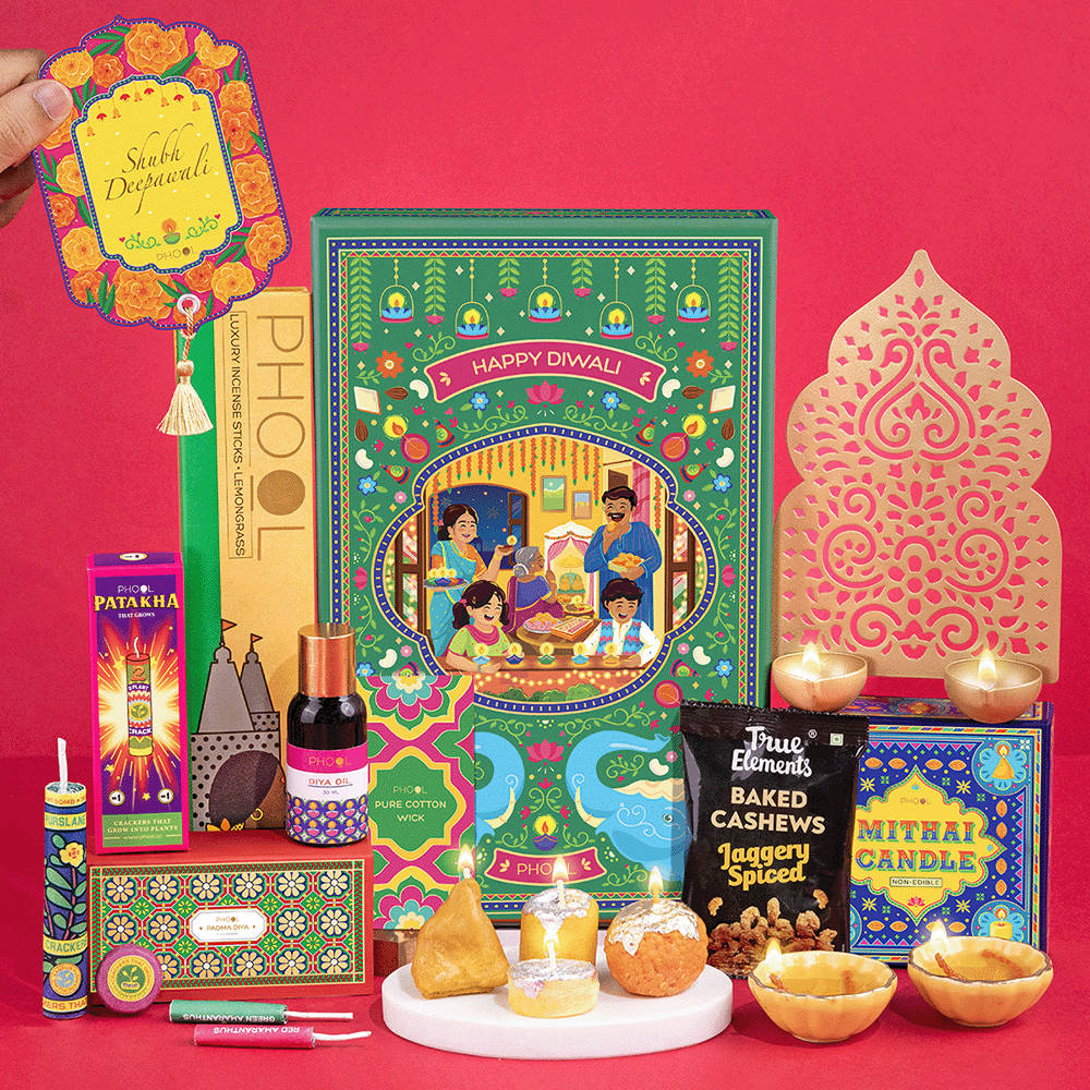 Buy Phool Phool Magic Collection Diwali Hamper - 9 Inclusions Premium ...