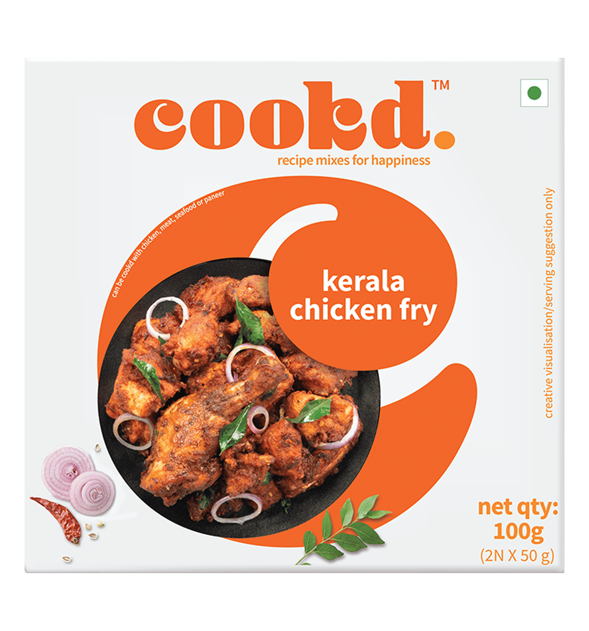 Buy Cookd Cookd Kerala Chicken Fry Masala 100 g Online At Rs. 129 ...