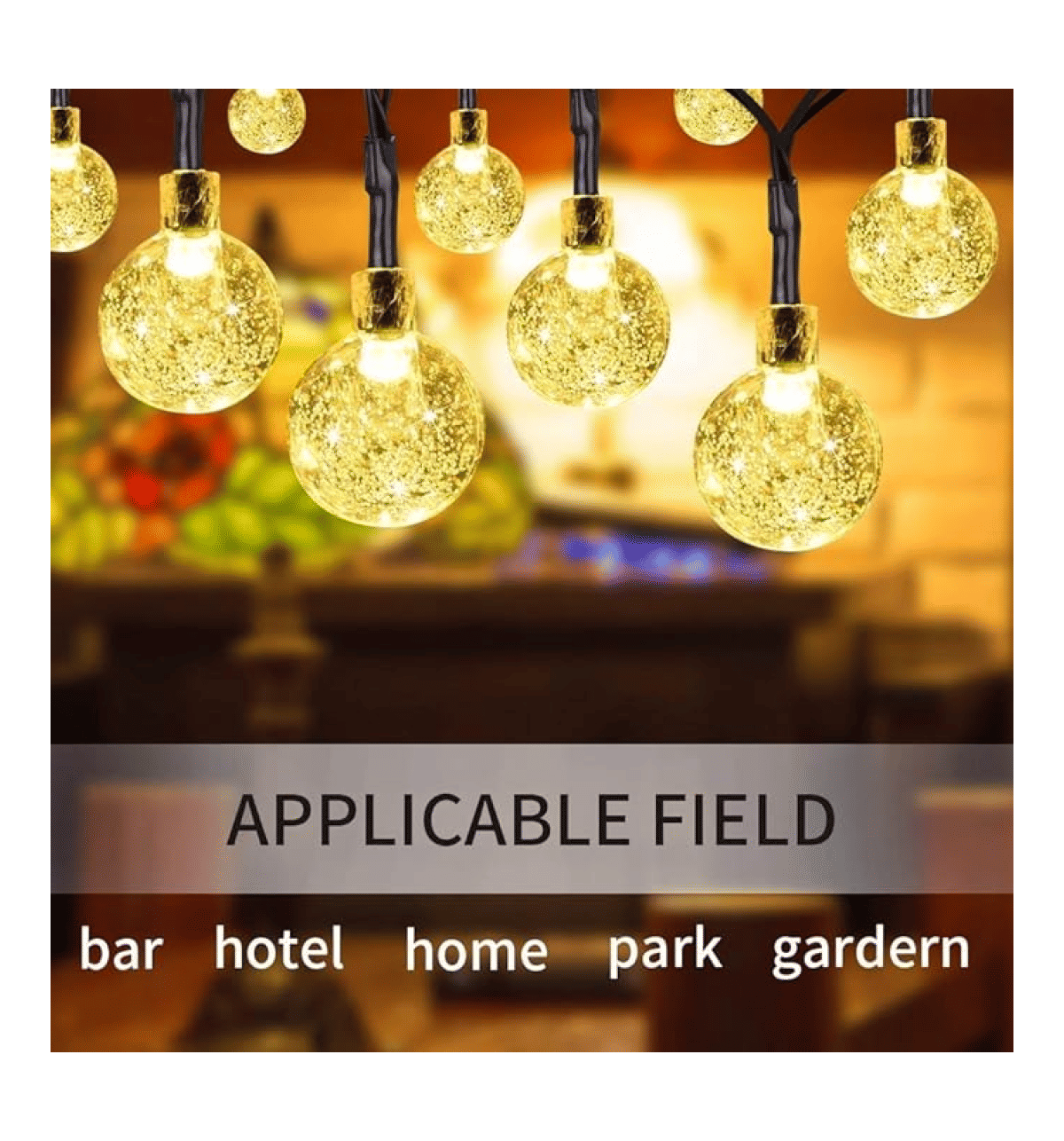 Buy DesiDiya DesiDiya Led Crystal Ball String Light 4m Warm White (5W ...