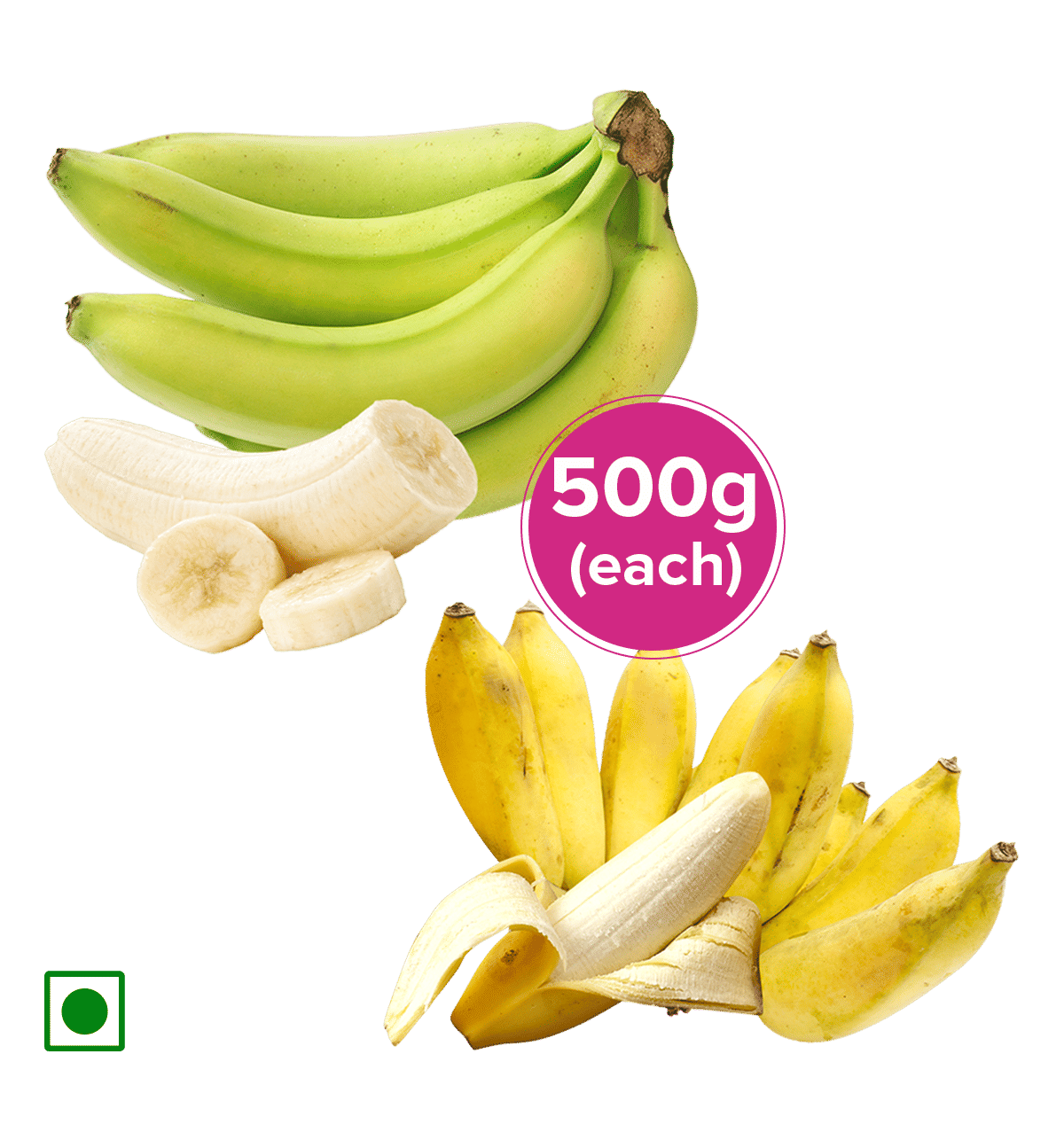 Buy Yelakki & Baby Banana 1 combo Online At Rs. 133 | Instant Delivery