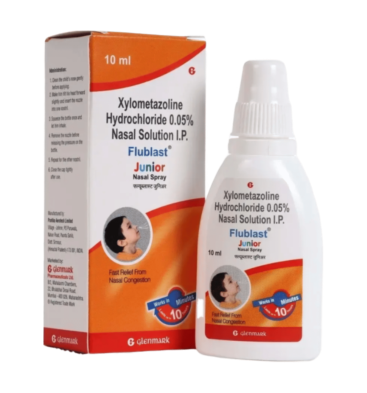 Buy FLUBLAST FLUBLAST Junior Nasal Spary 1 Piece Online At Rs. 46 ...
