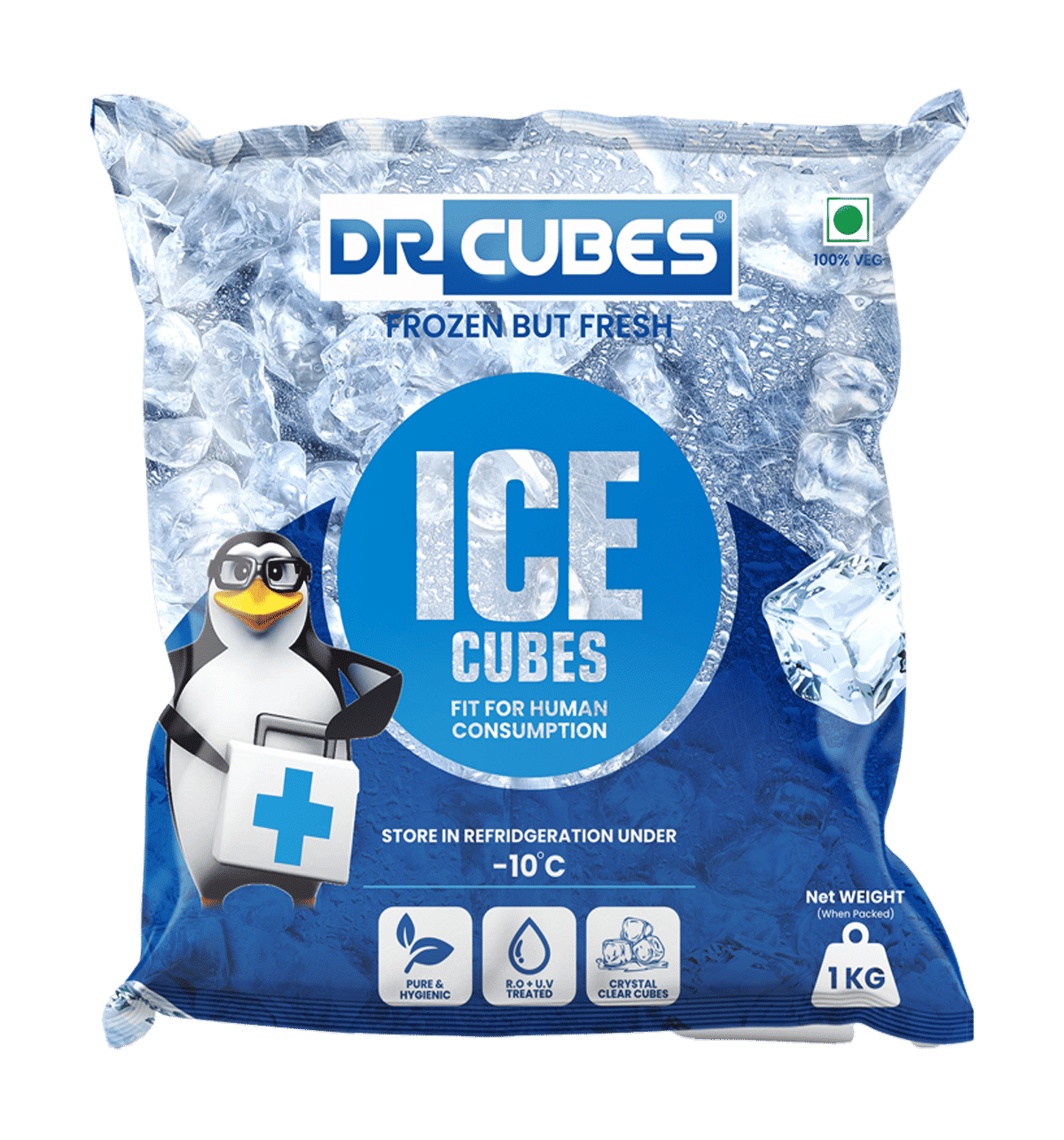 Buy Dr Cubes Ice Cubes Online (1 kg) At Best Price