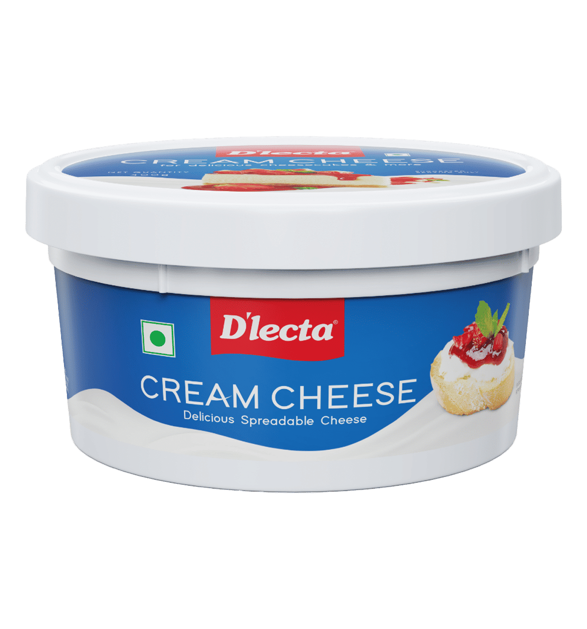 Buy D'lecta D'lecta Cream Cheese 400 g Online At Rs. 380 | Instant Delivery