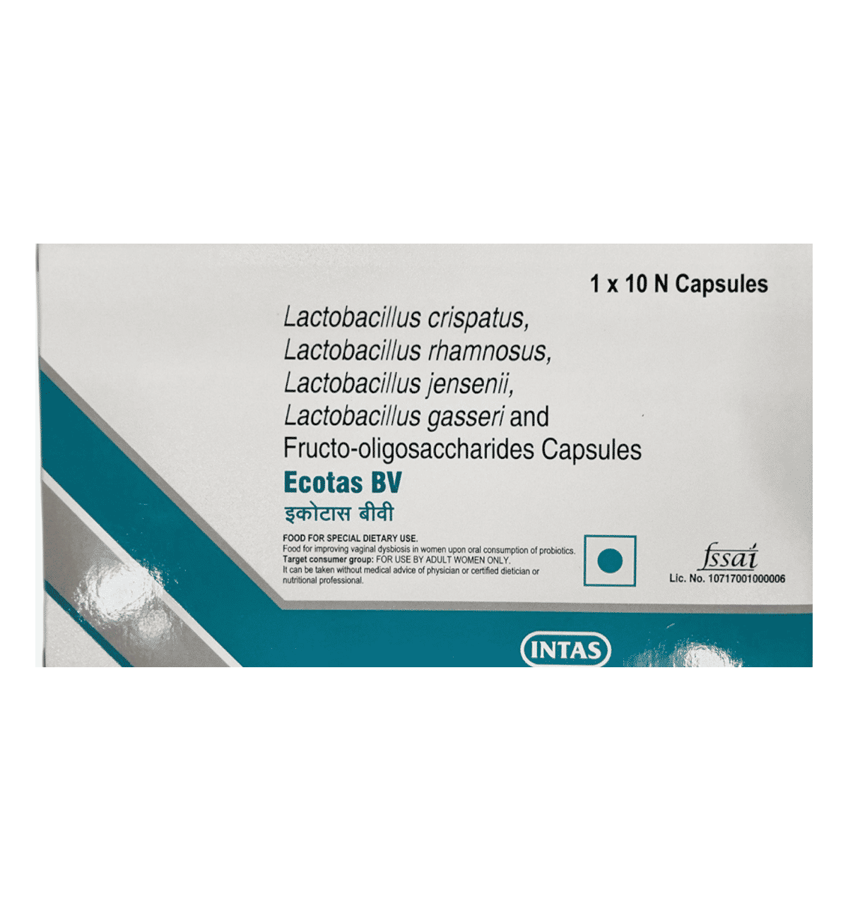 Buy Ecotas Bv Strip Of 10 Capsules Online (10 pieces) At Best Price