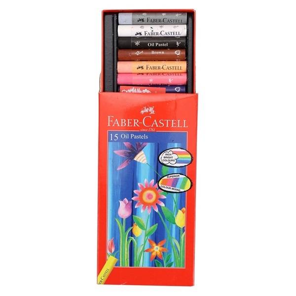Buy Faber-Castell Faber-Castell Oil Pastel 15 Pieces 1 Piece Online At ...