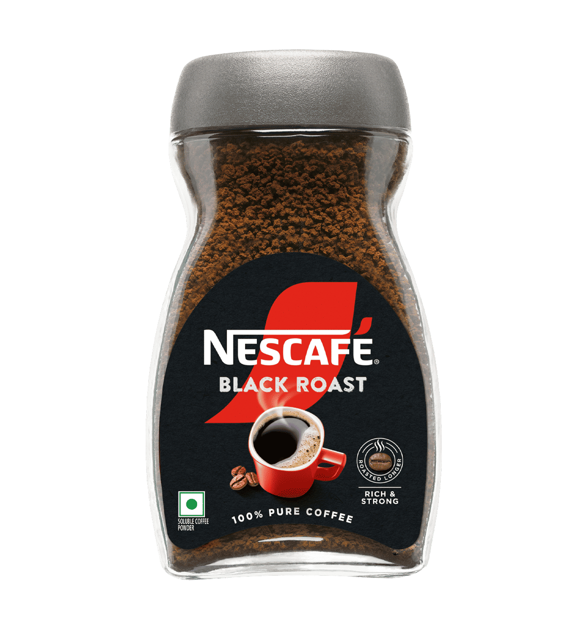 Buy Nescafe Nescafe Black Roast Rich & Strong Instant Coffee Powder 90 ...