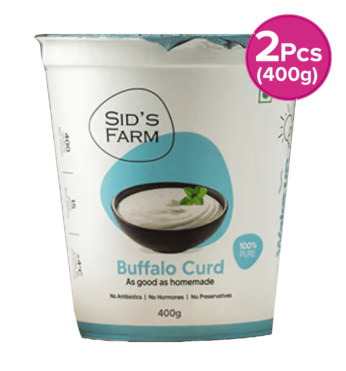 Buy Sid's Farm Buffalo Curd (Creamier) undefined Online At Rs ...