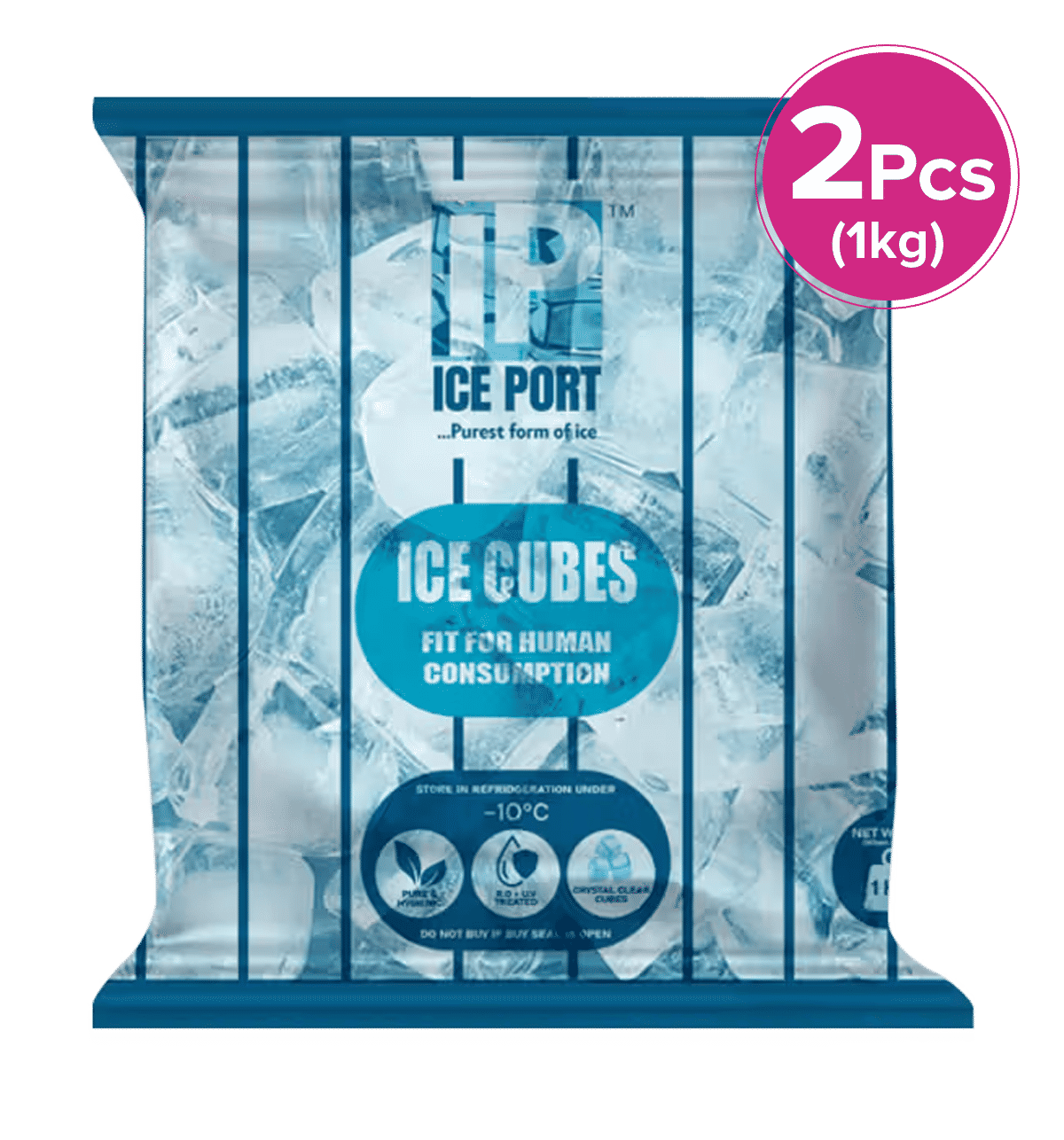 Buy Ice Port Ice Cubes undefined Online At Rs. undefined | Instant Delivery