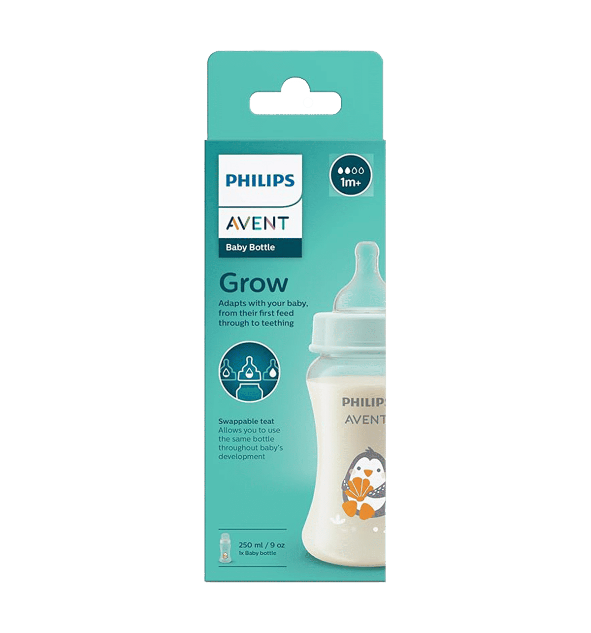 Buy Philips Philips Avent Grow Feeding Bottle 250ml | Anti-Colic | with ...