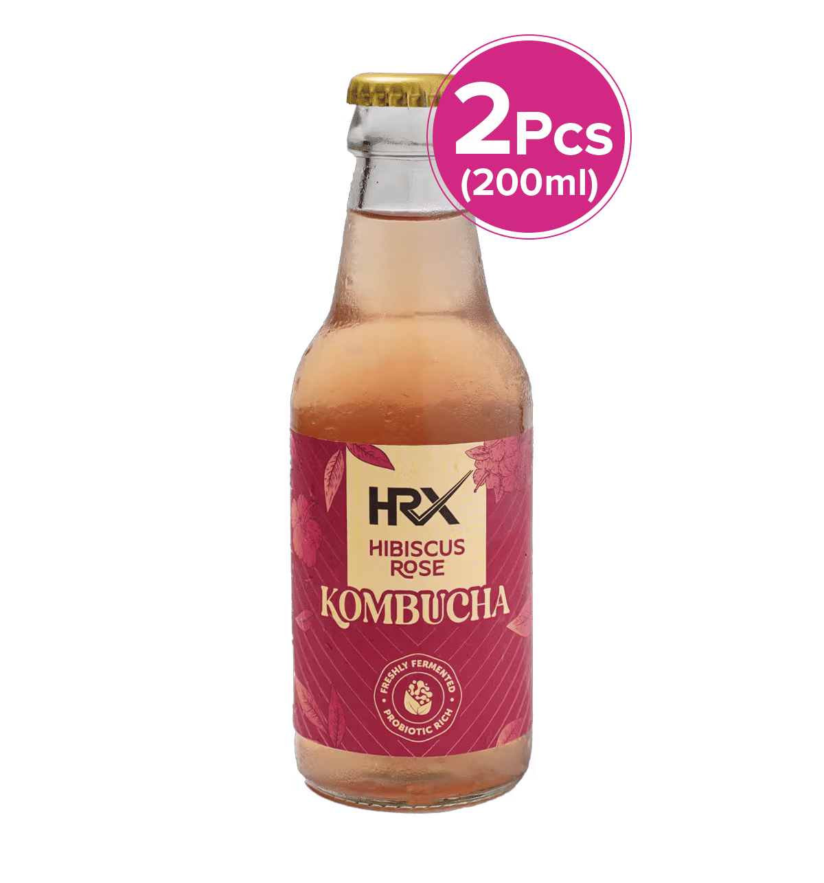 Buy HRX Beverages HRX Beverages Hibiscus Rose Kombucha 2 pieces Online ...