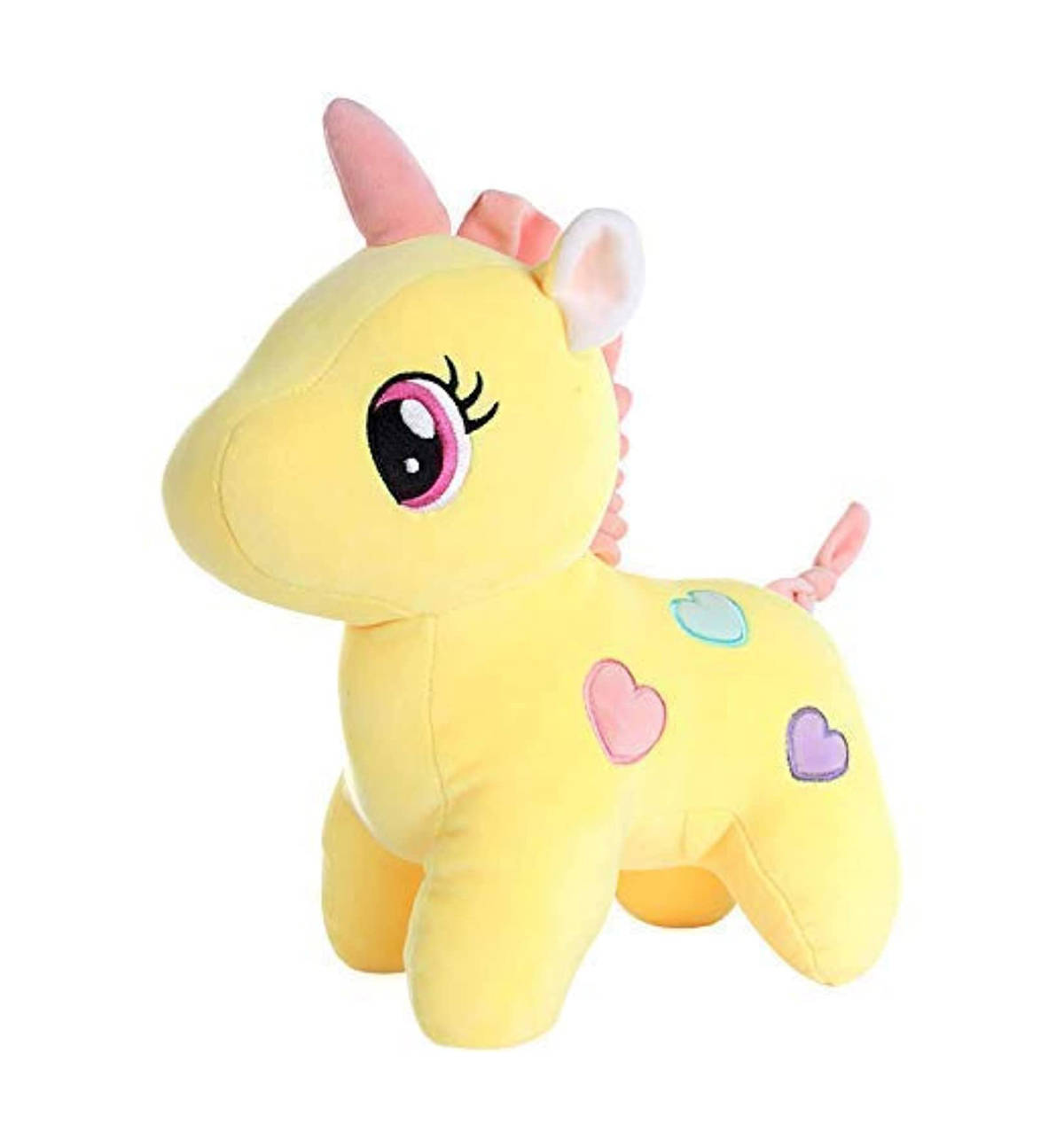 Buy Babique Babique Unicorn Teddy Bear Plush Soft Toy Non Toxic (Yellow ...