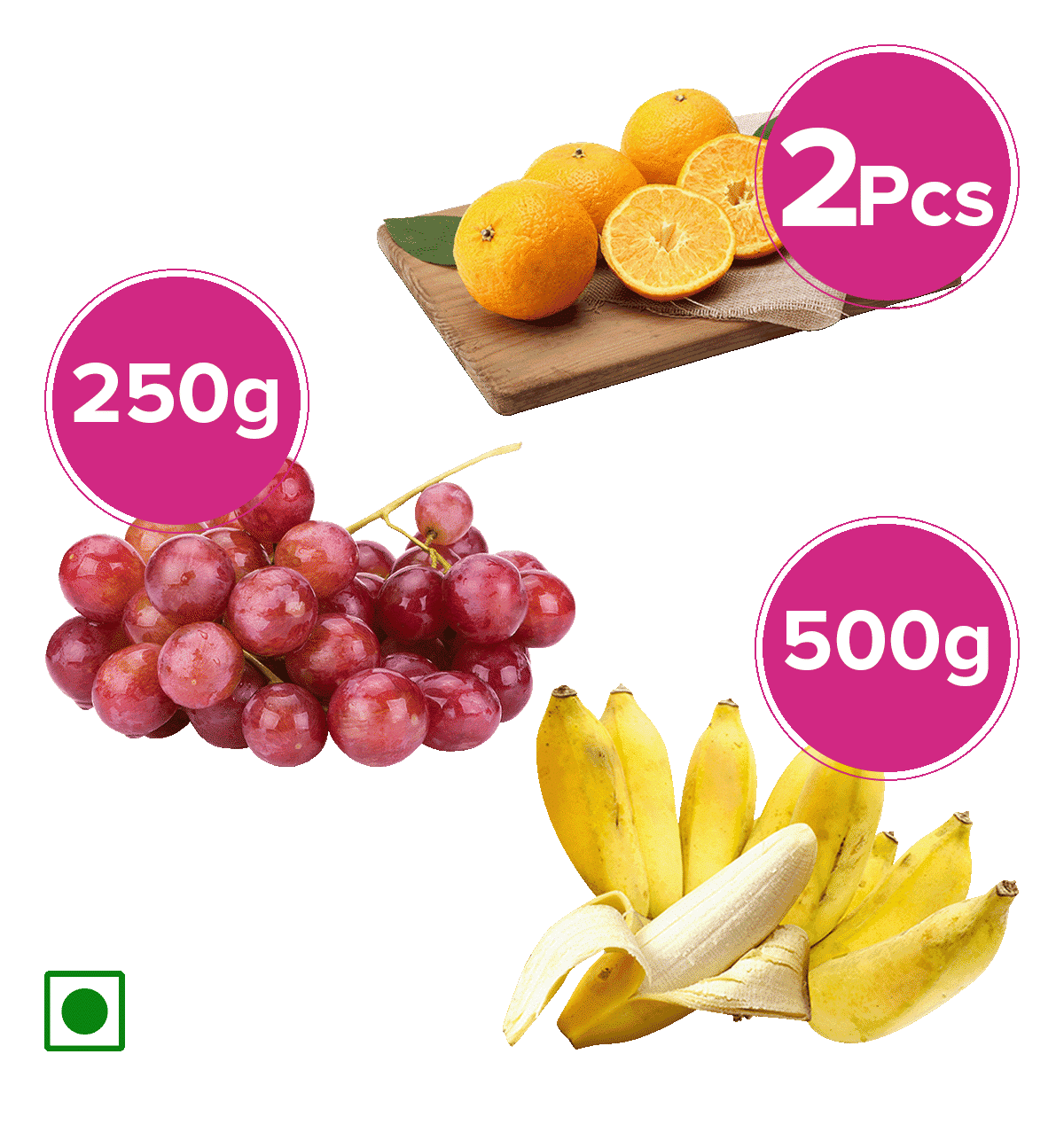 Buy Citrus Grapes Combo 1 combo Online At Rs. 289 | Instant Delivery